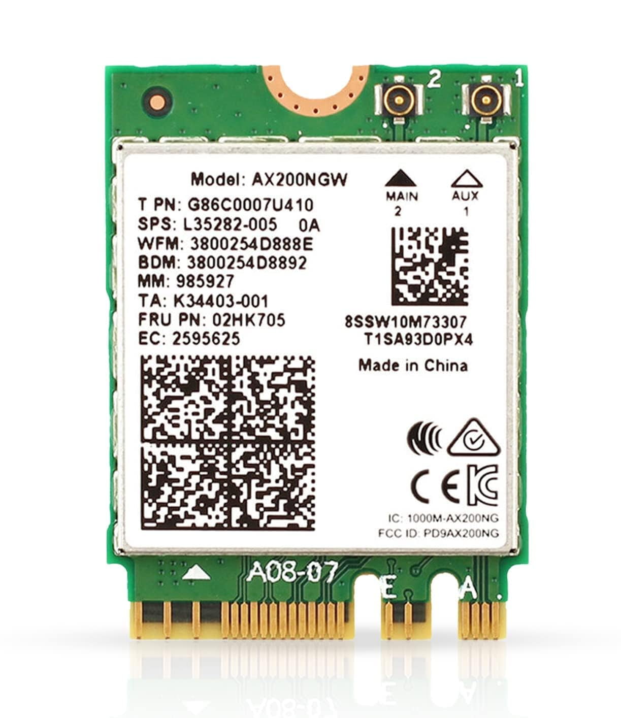 HighZer0 Electronics AX200 Wi-Fi 6 Adapter | Dual-Band 802.11ax M.2 ...