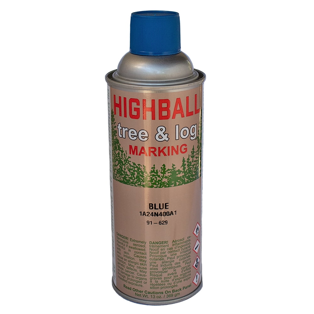 Highball Tree & Log Marking Spray Paint, Blue - Dozen - Walmart.com