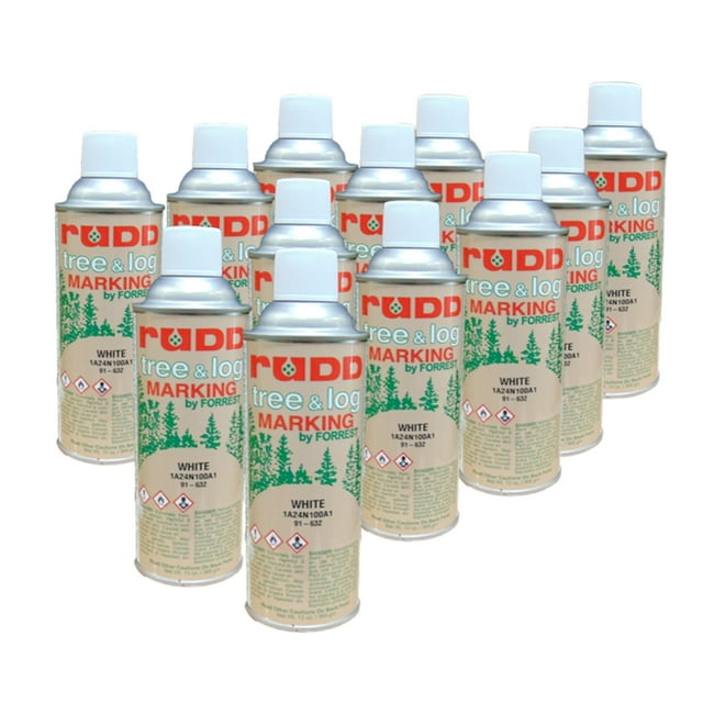 Highball Tree & Log Marking Spray Paint, White - Dozen - Walmart.com