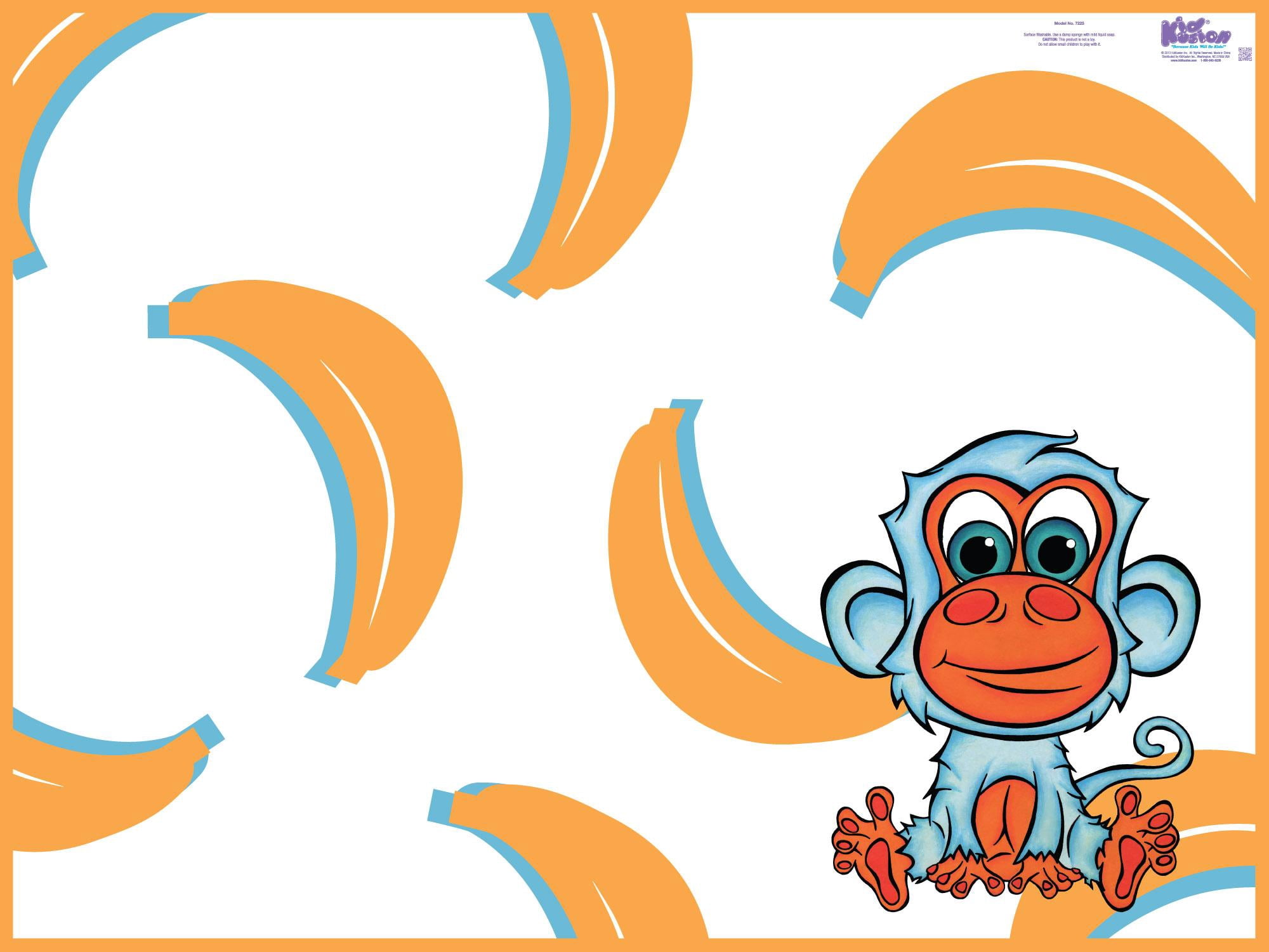 KidKusion Monkey Highchair Splat Mats - Walmart.com