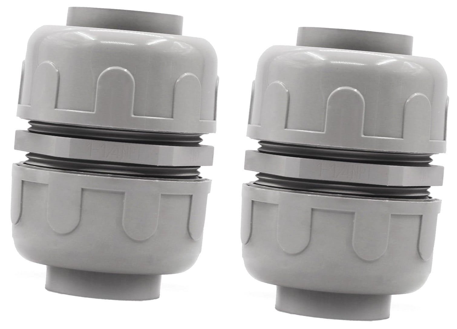 Highcool 1-1/4 inch Liquid-Tight Connector, Flexible Conduit Double ...