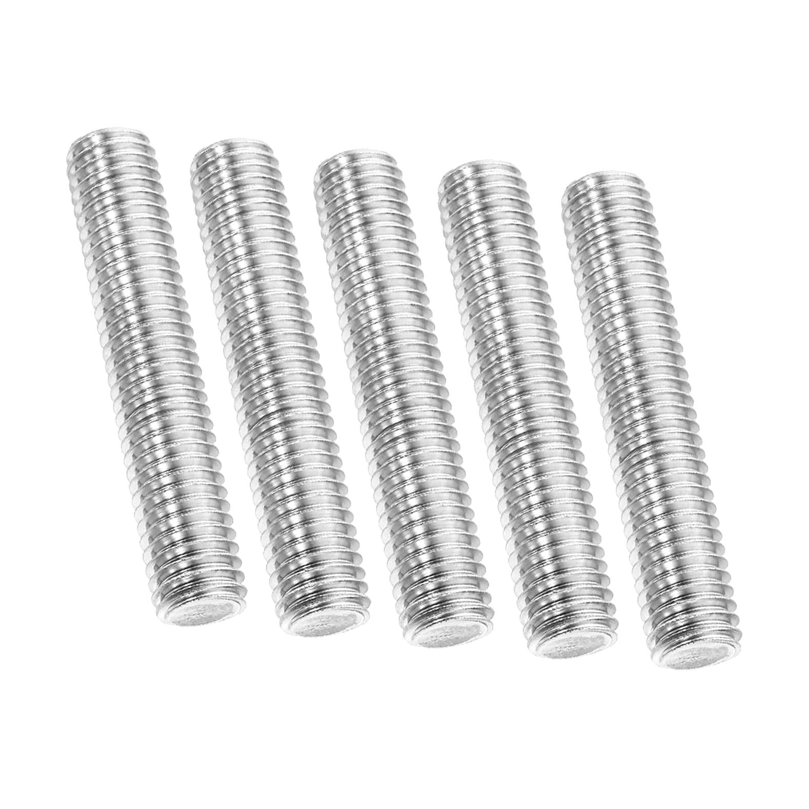 Highcool 1/2"-13 UNC 304 Steel Fully Threaded Rod, 5 Pieces 2.5" Long ...