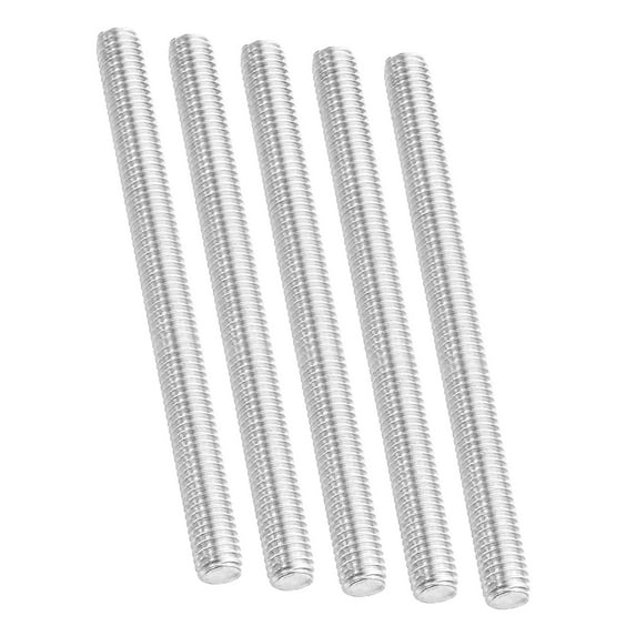 Highcool 1/2"-13 UNC 304 Steel Fully Threaded Rod, 5 Pieces 2.5" Long ...