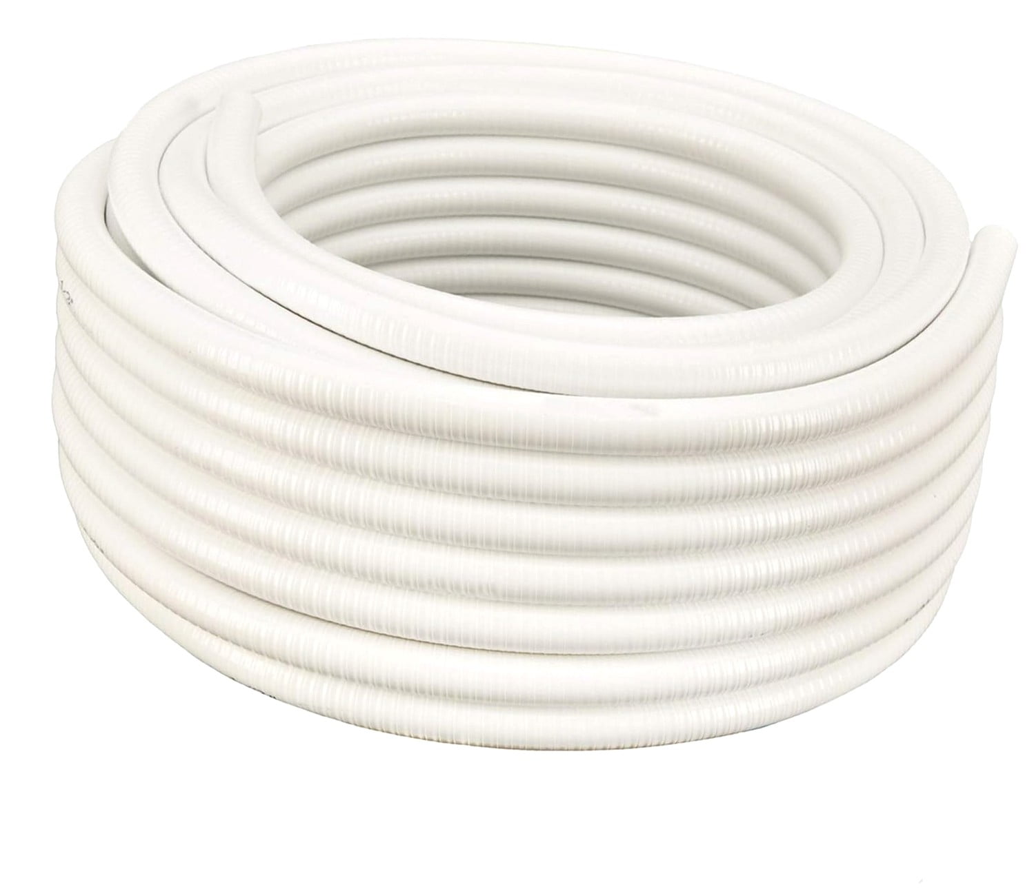 Highcool (1/2" Dia. 50 ft) White Flexible PVC Pipe, Hose, Tubing for ...