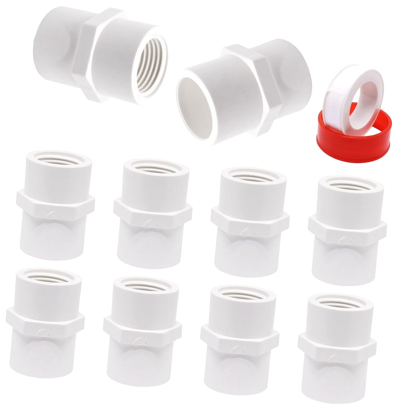 Highcool 1/2 inch Fittings, 1/2" NPT Female Thread Pipe Fittings ...