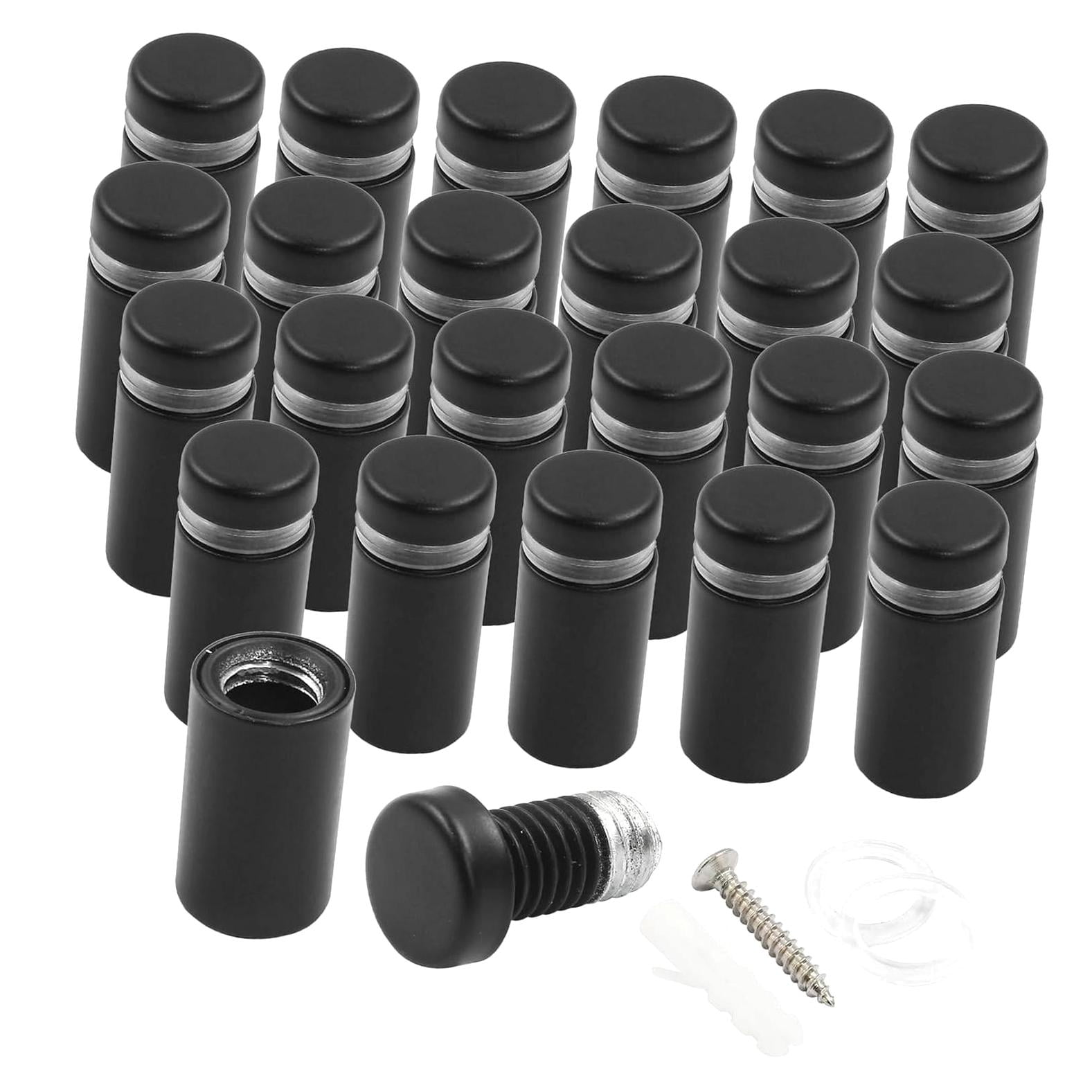 Highcool 1/2" x 1" Sign Standoff Screws 24 Pcs Wall Standoff Mounts ...