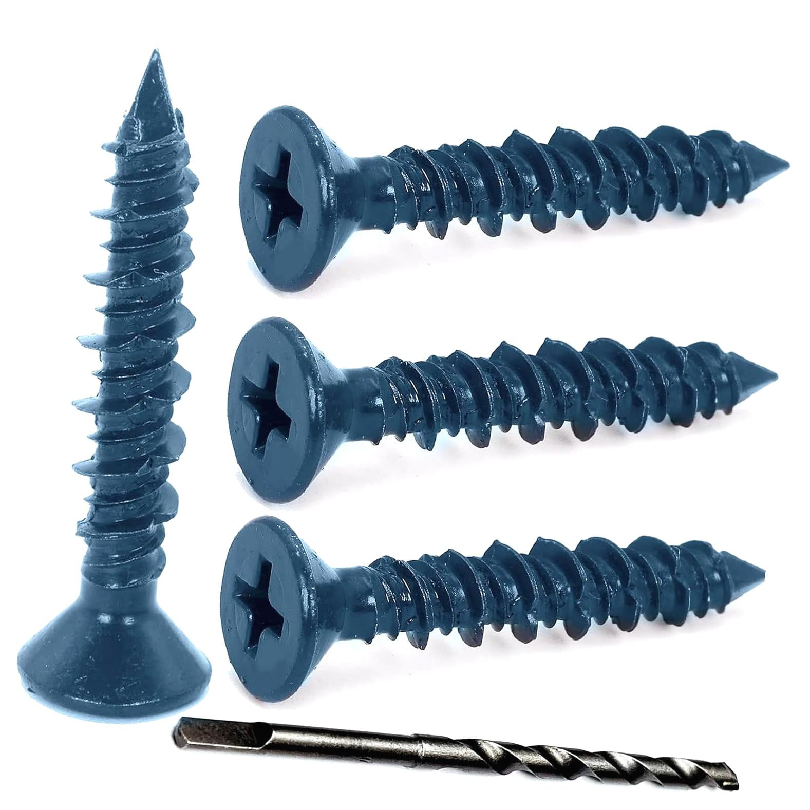 Highcool 1/4 x 1-1/4" Flat Concrete Anchors - Steel Masonry Fasteners ...