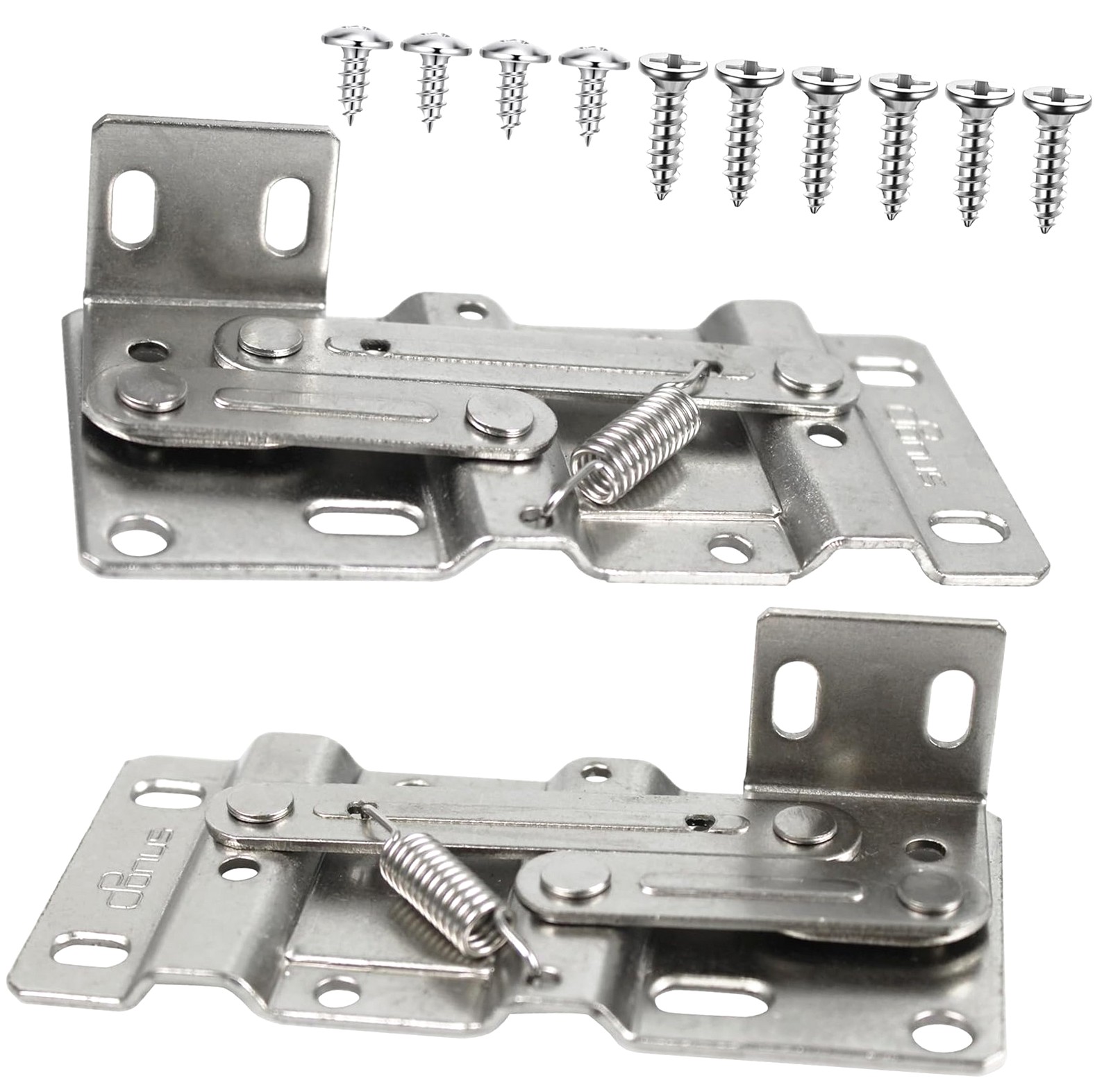 Highcool 1 Pair Cabinet Door Hinges, 45 Degree Tip Out Tray Hinges ...