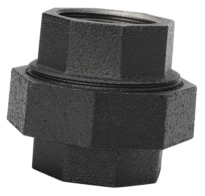 Highcool 1" Pipe Fittings Union - Professional 4 Pack Malleable Cast ...