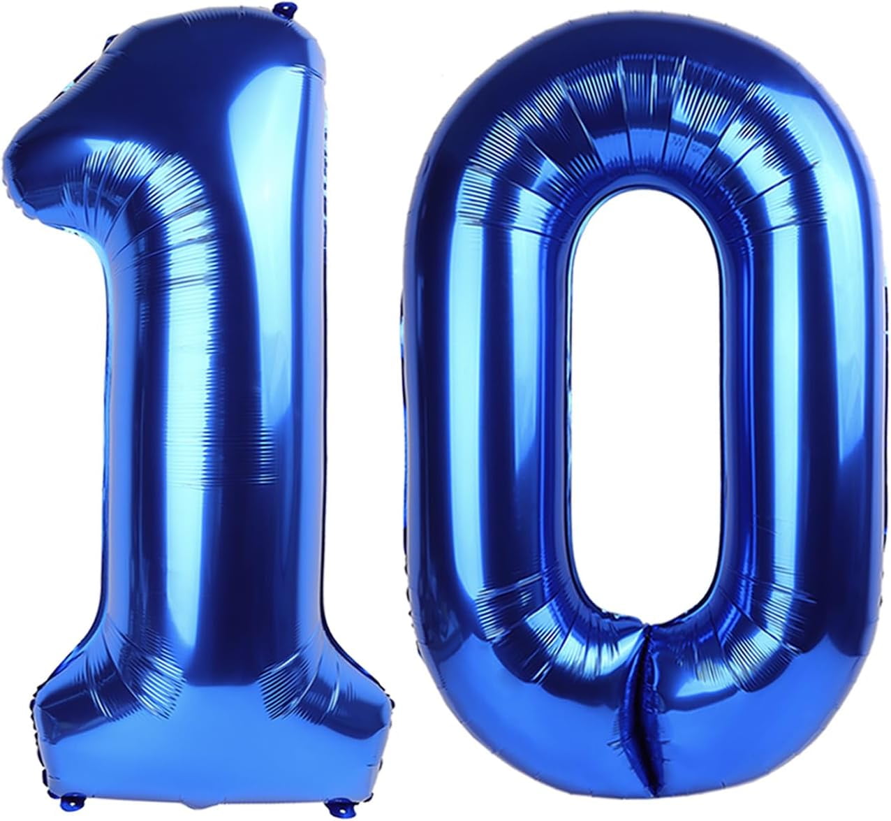 Highcool 10 Balloon Number, 10th Birthday Decorations for Girl Boys, D ...