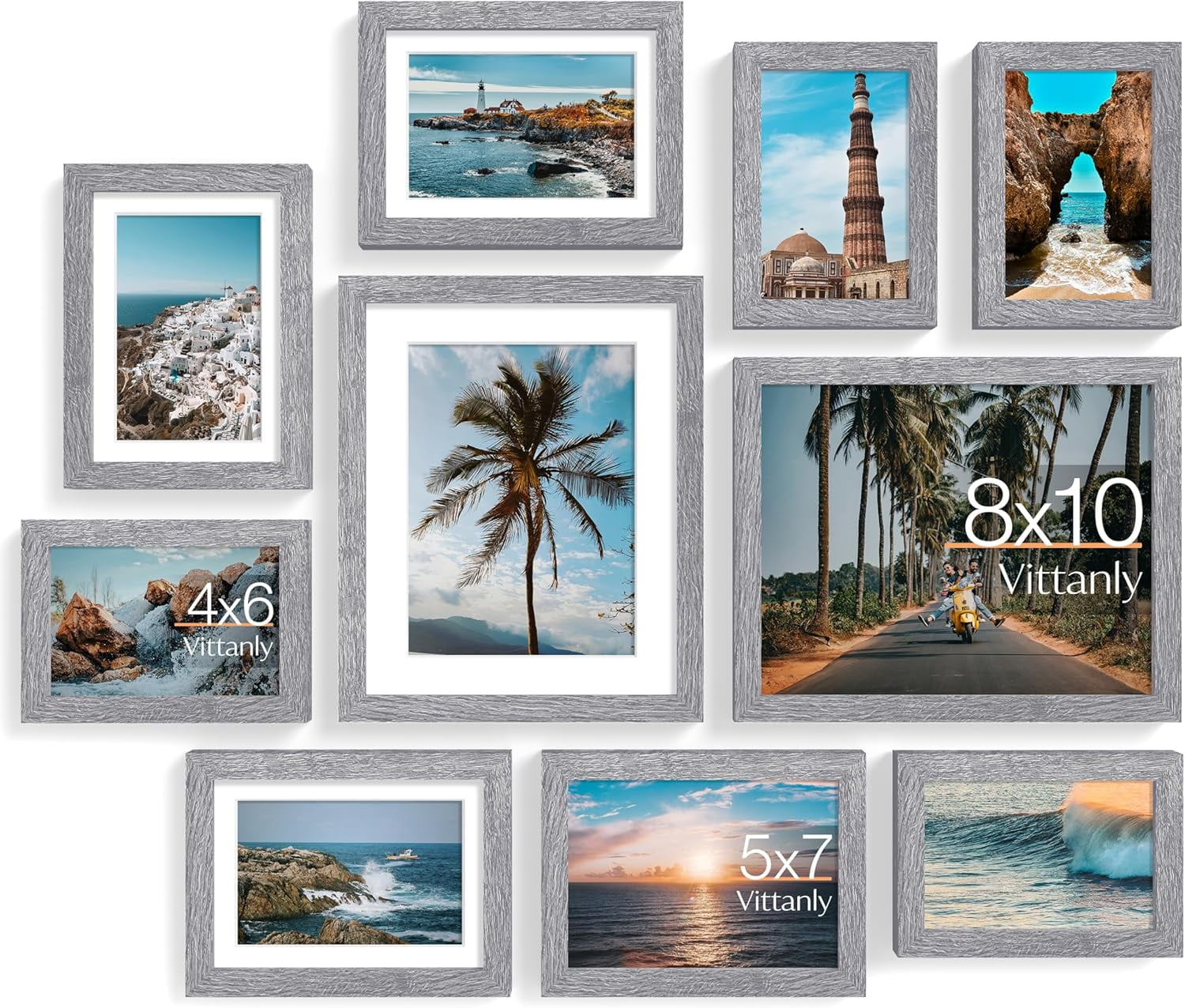 Highcool 10 Pa Pture Fs Collage Wall Decor, Gallery Fe Set for Wall ...