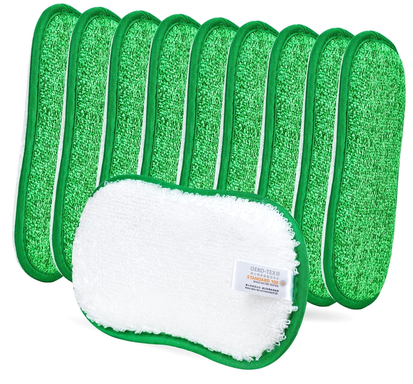 Highcool 10 Pack Kitchen Dish Sponges Scrubber Non-Scratch Multi ...