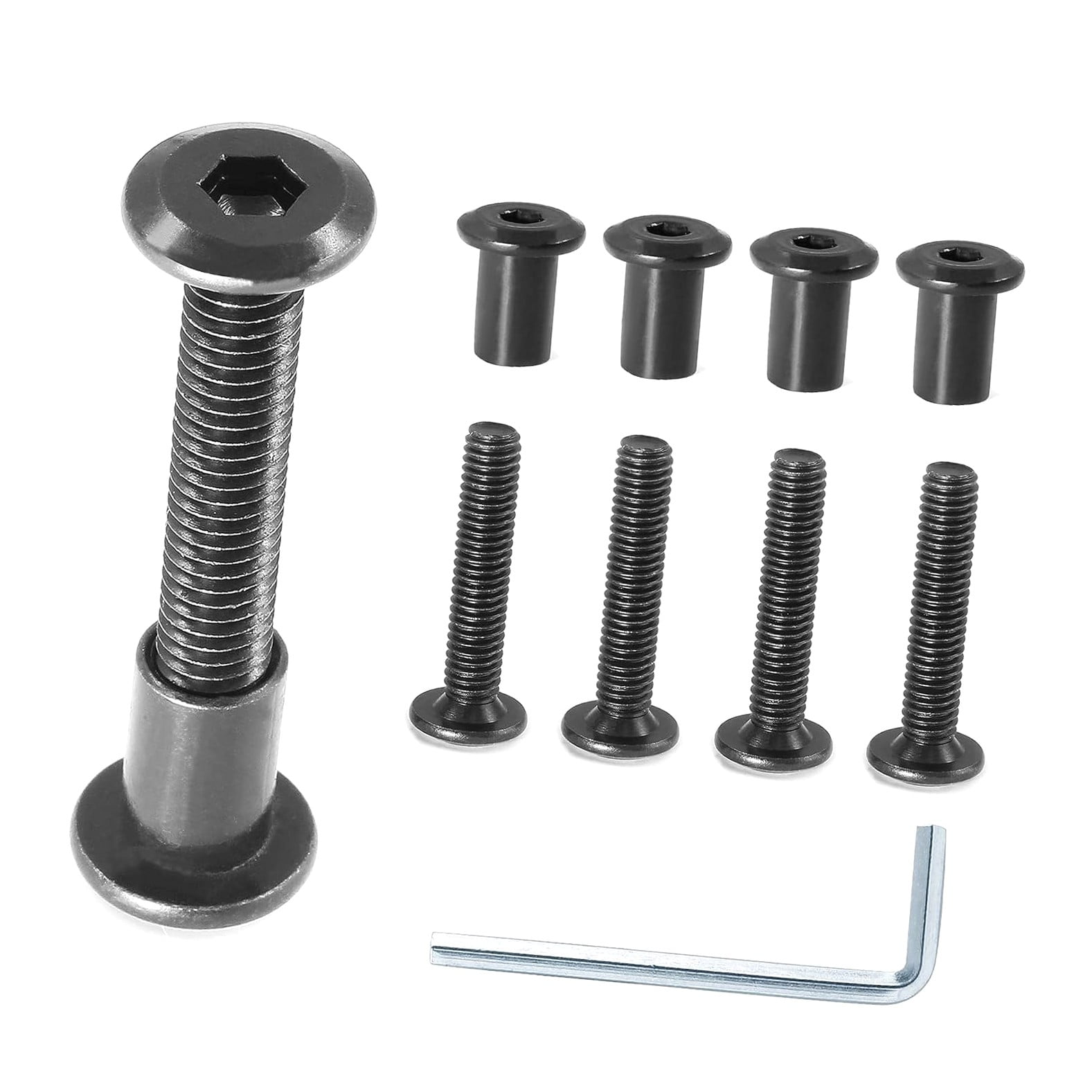 Highcool 10 Pair(20 Piece) M6x35mm Drive with Wrench, Furniture ...