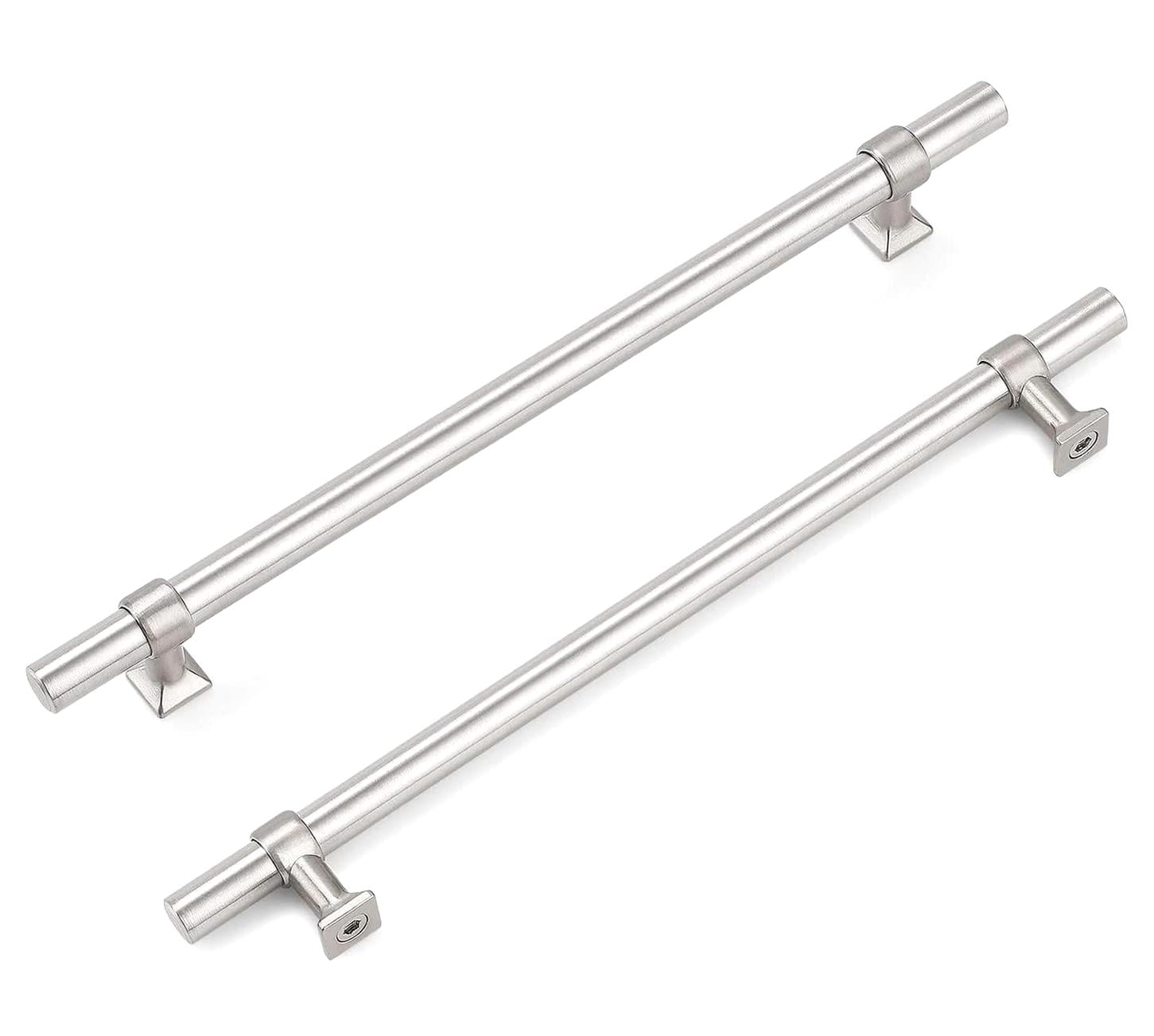 Highcool 10-Piece Bundle of 8-4/5-inch Hole Center Brushed Nickel ...