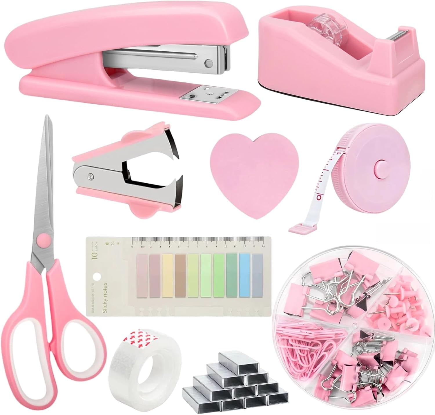 Highcool 10-Piece Office Desk , Workplace , Stapler, Tape Dispenser ...