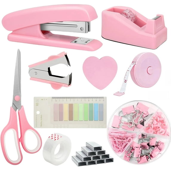 Highcool 10-Piece Office Desk , Workplace , Stapler, Tape Dispenser ...