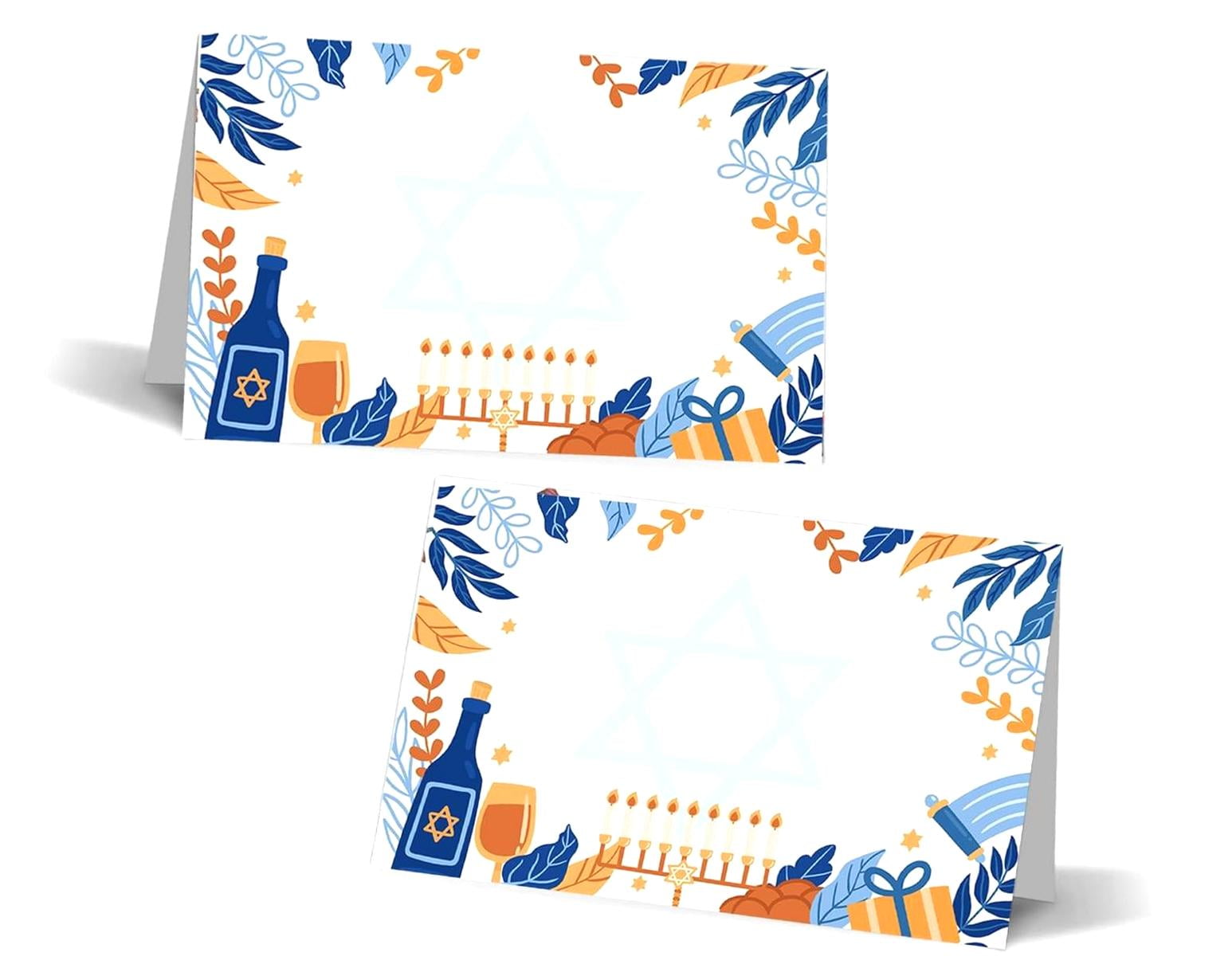 Highcool 100 Pack Place 2" x 3.5" Seating Name Card Table Setting ...