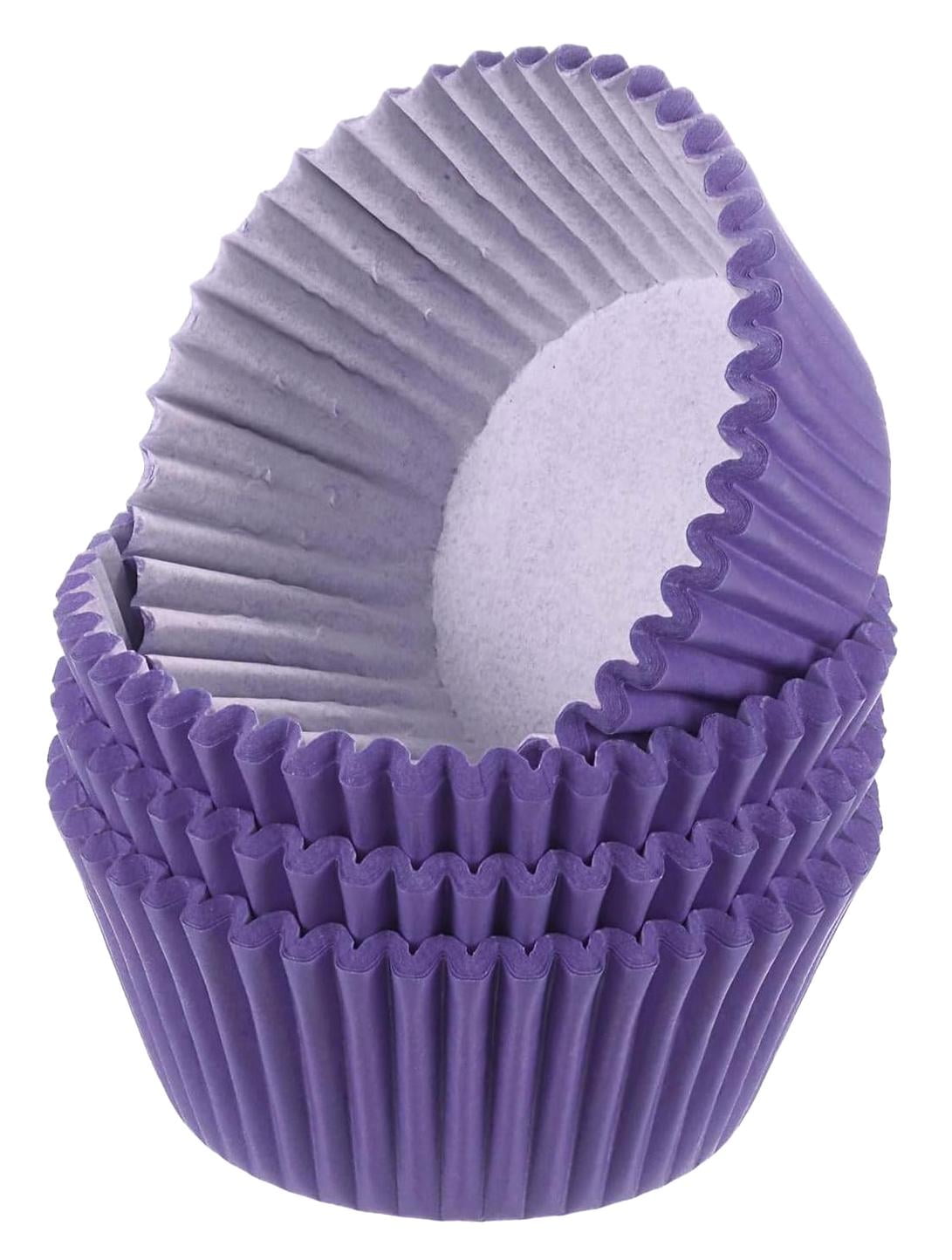 Highcool 100 Standard-Size Cupcake Liners, Greaseproof Muffin Wrappers ...