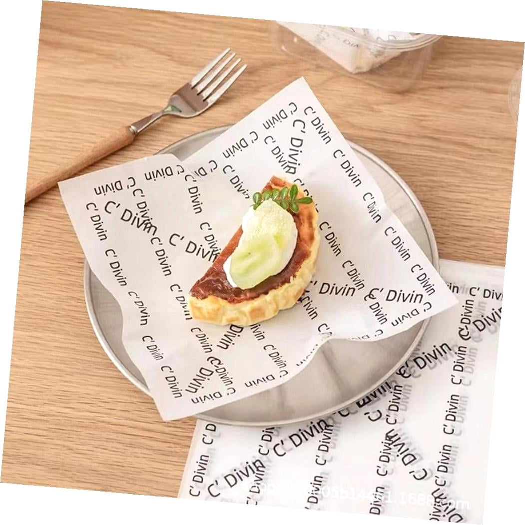 Highcool 100Pcs Wax Paper Sheets for Food, Basket Liners Food Picnic ...