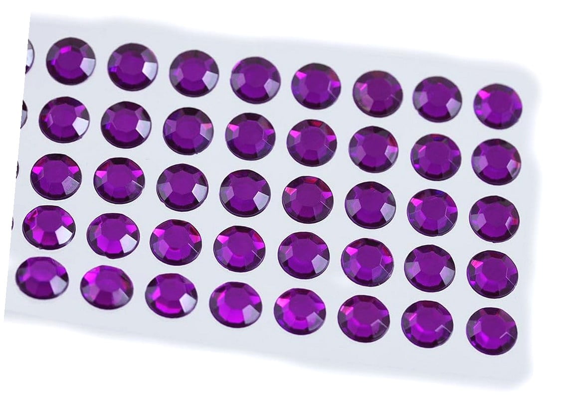 Highcool 10mm SS48 Amethyst Acrylic Rhinestones Plastic Face Stick Body ...
