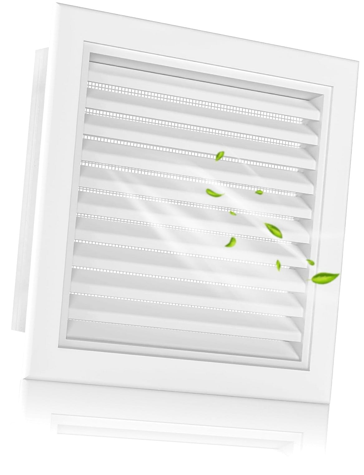 Highcool 12" 12" Aluminum Gable Vent, Paintable Shed Ventilation with ...