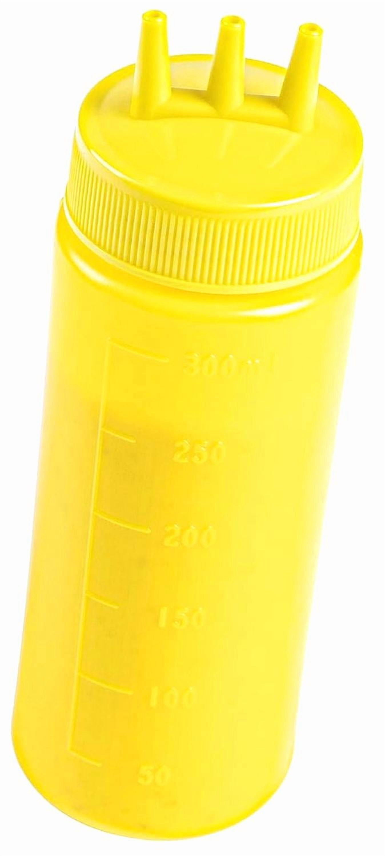 Highcool 12 Ounce Condiment Squeeze Bottles, Set of 6 with Triple ...