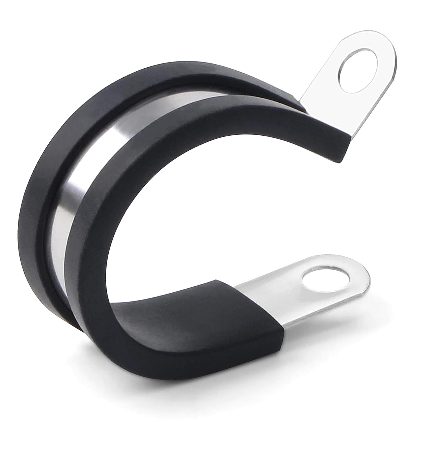 Highcool 12 Pack 1 1/2 Inch Steel Cable Clamps, Metal Pipe Clamps Wire ...