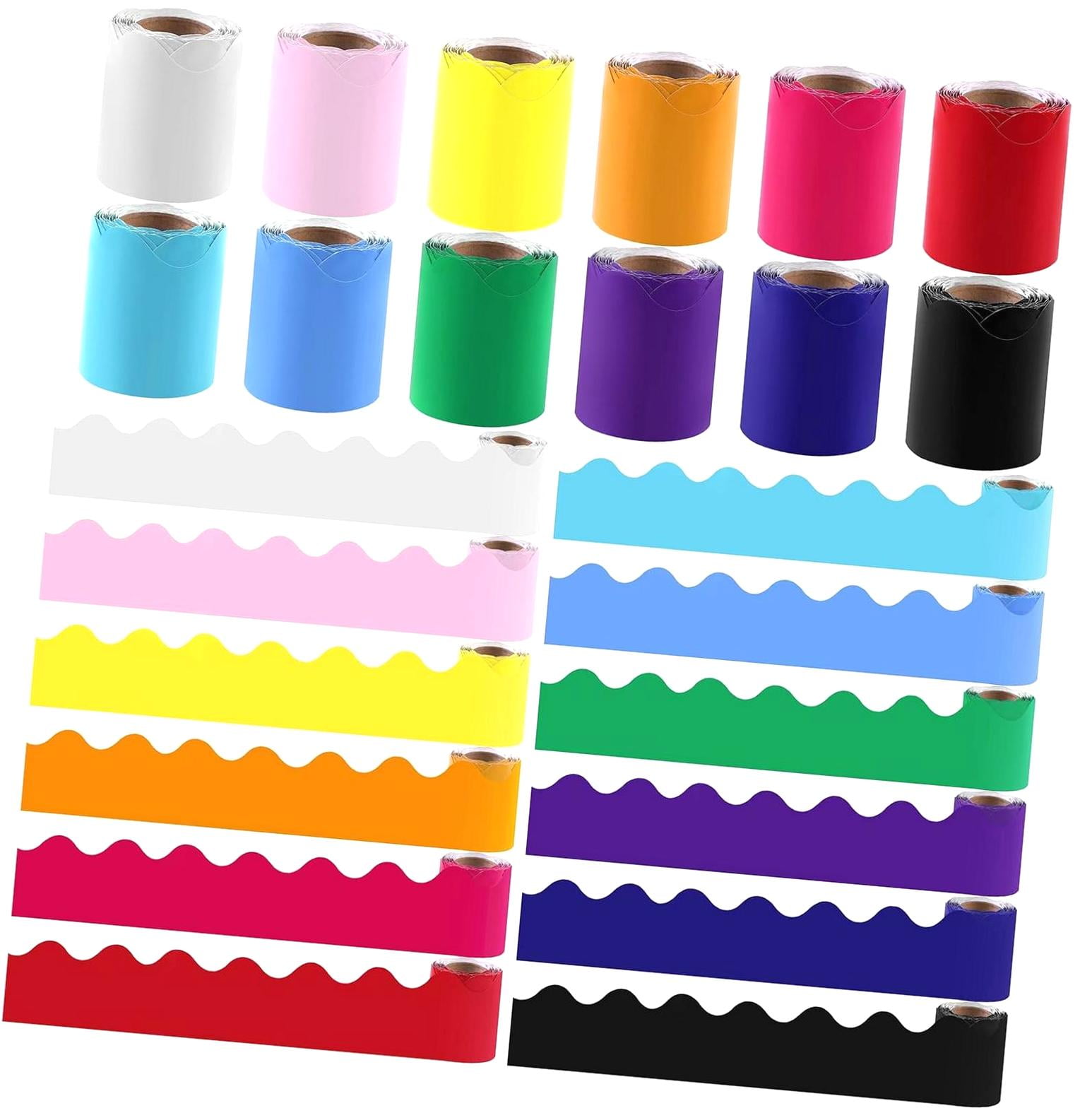 Highcool 12-Pack 393.6 Feet Scalloped Bulletin Board Borders in ...
