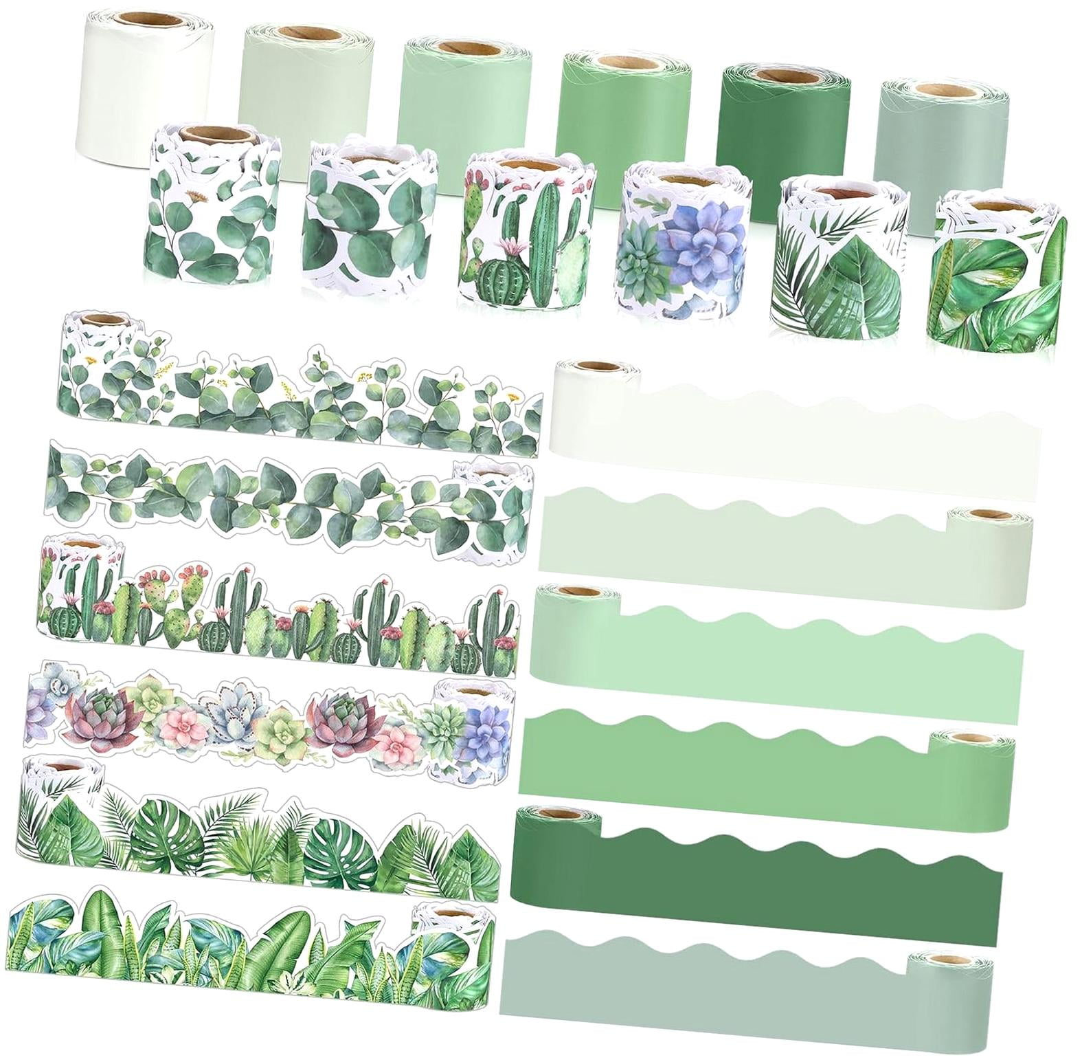 Highcool 12-Pack 394 Feet Classroom Border for Bulletin Board ...