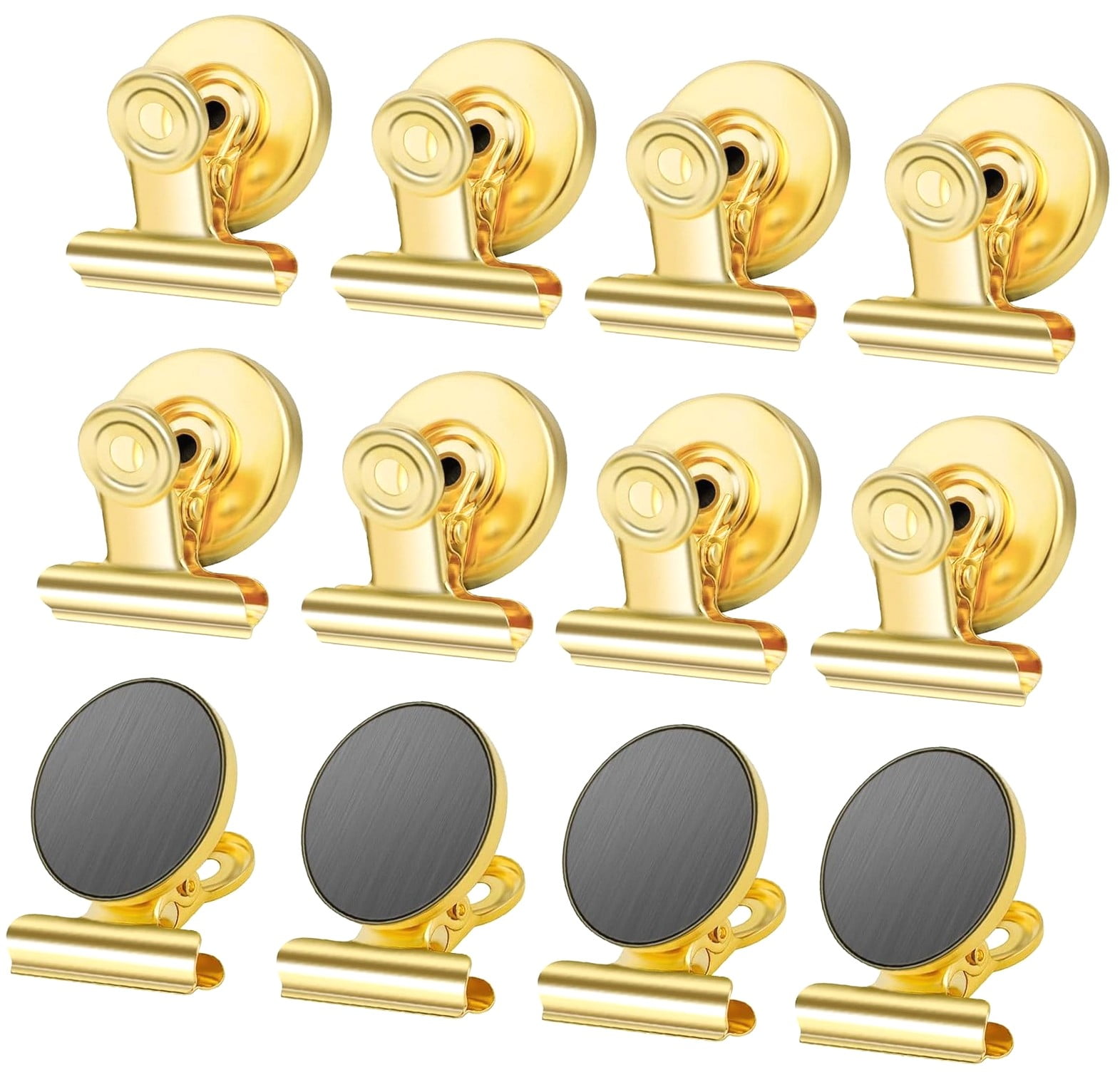 Highcool 12 Pack Clips, Refrigerator Whiteboard Magnets Clips, Clips ...