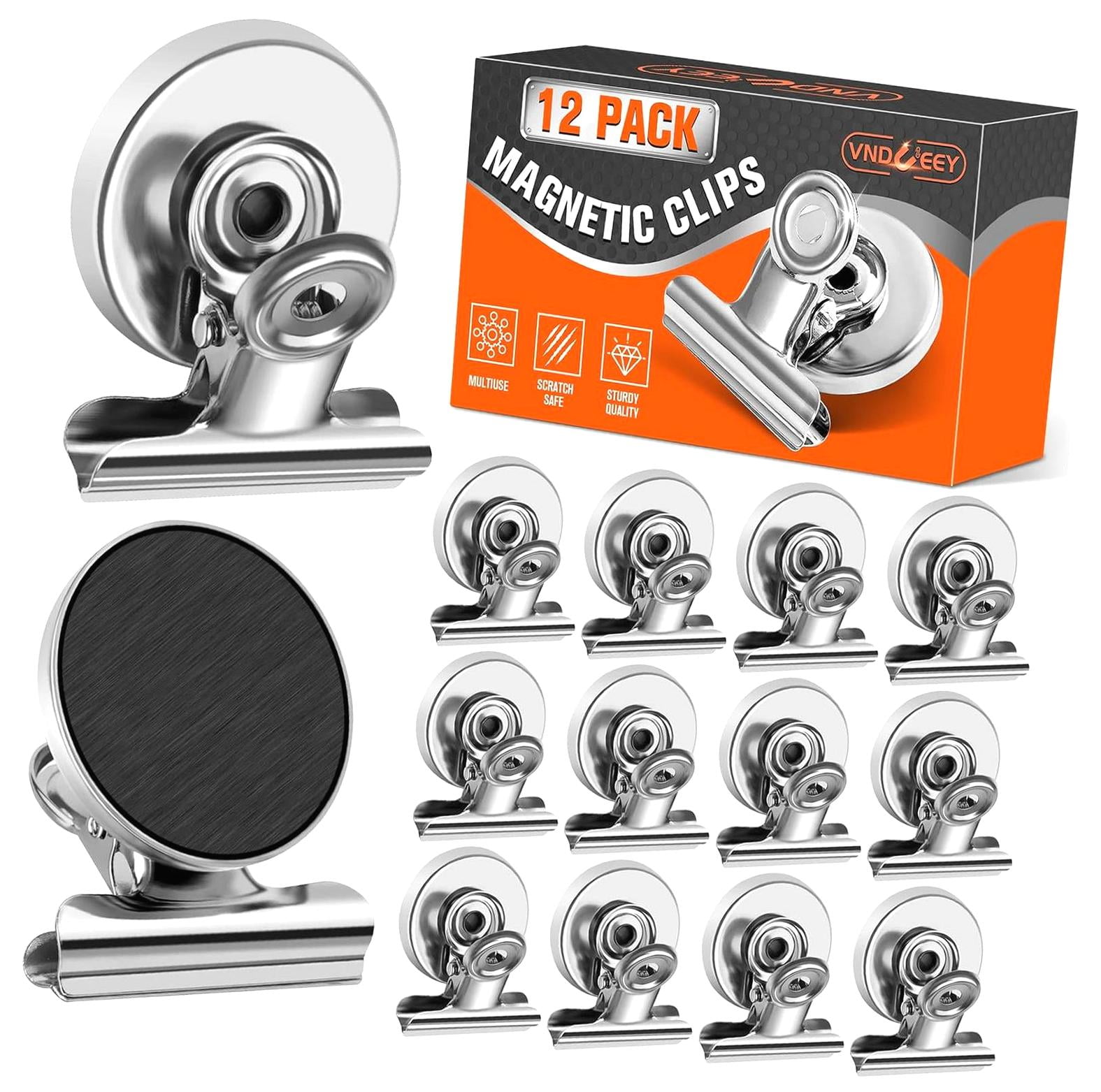 Highcool 12 Pack Fridge Refrigerator Magnets, Clips, Clips for ...