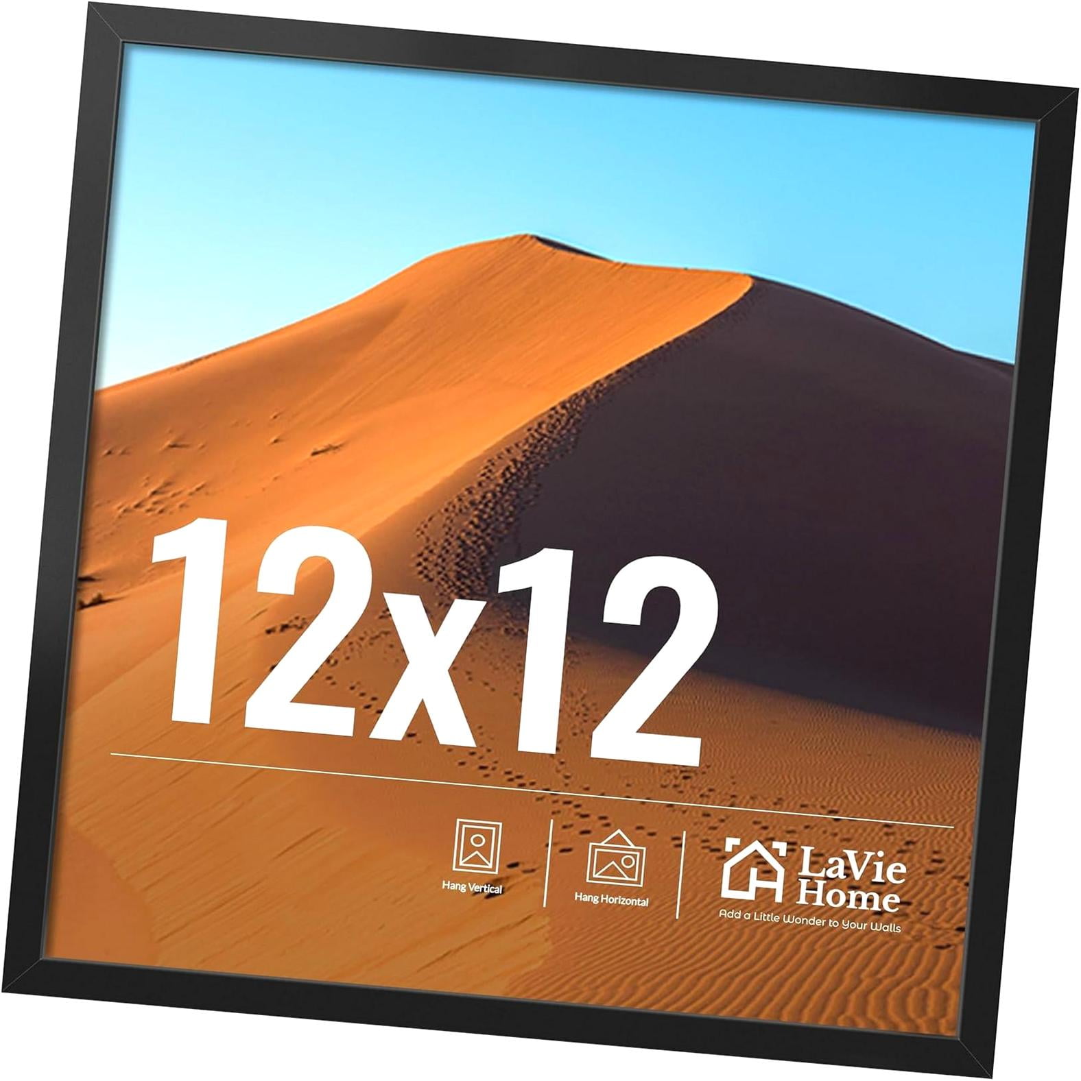 Highcool 12x12 Square Wall Frame, HD Plexiglas Included, Single Pack ...