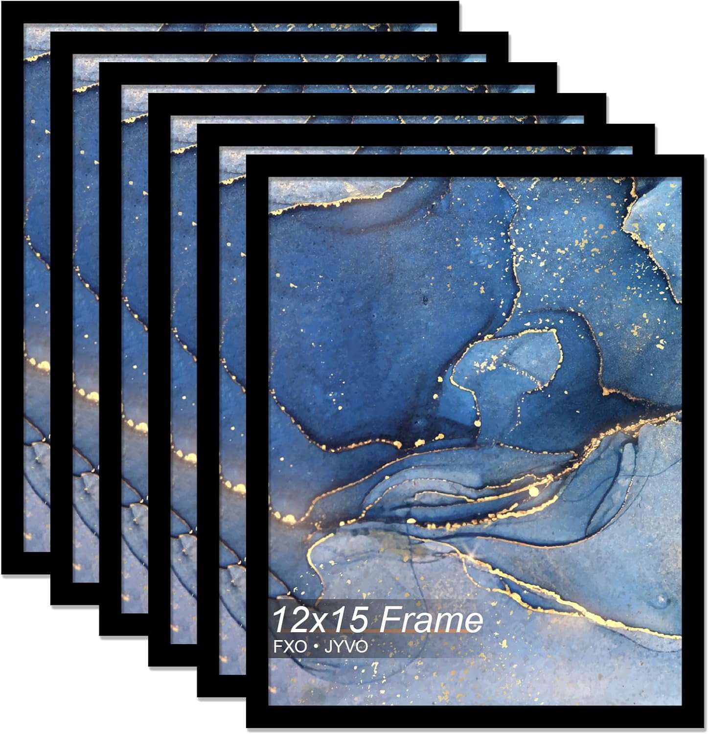 Highcool 12x15 Picture Frame Set of 6, Frame for 12 by 15 Inch Picture ...