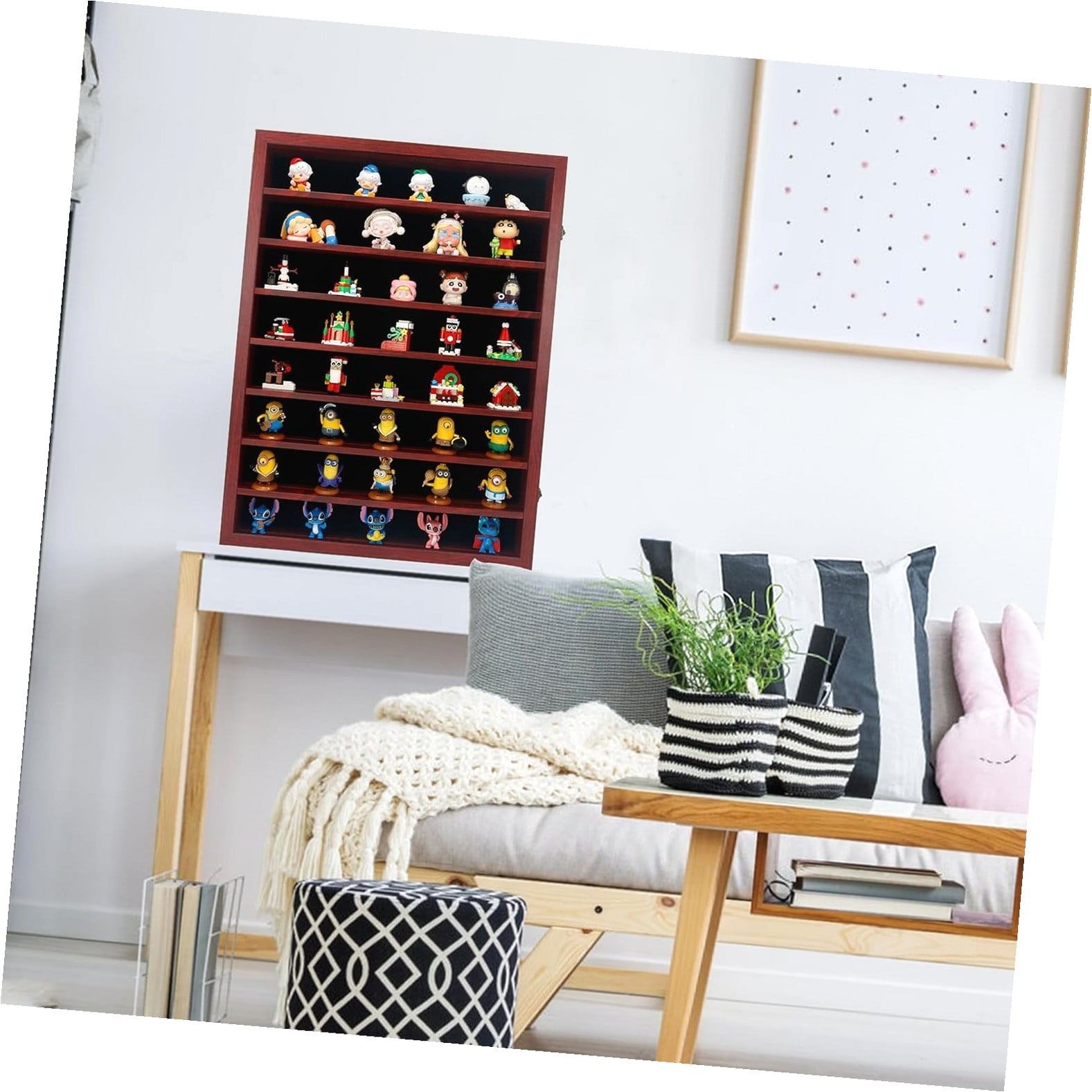 Highcool 12x16 Top Loading Shadow Box Frame with Mat, Wood Display Case ...