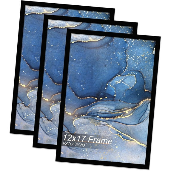 Highcool 12x17 Picture Frame Set of 3, Frame for 12 by Inch Picture ...