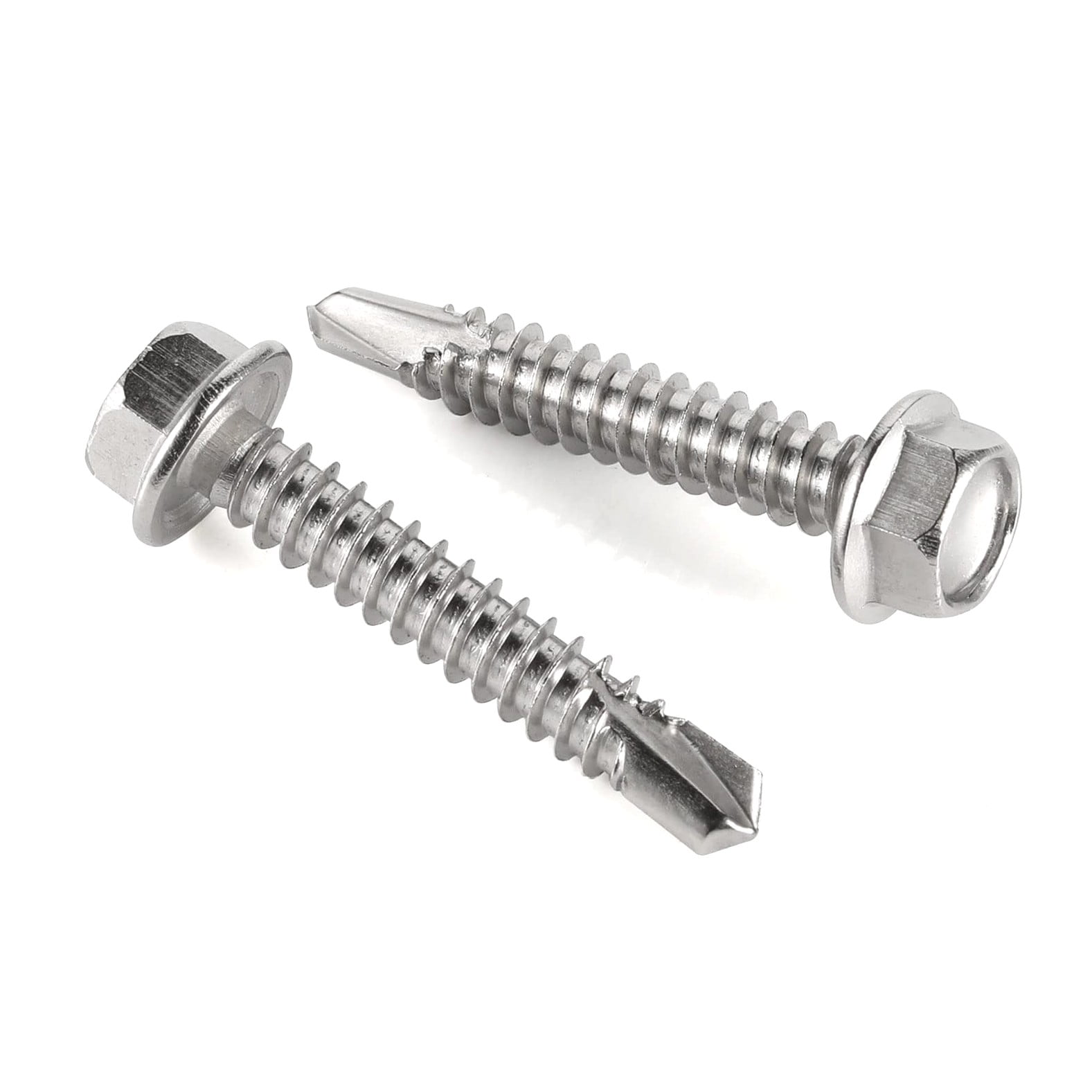 Highcool #14 3" Hex Washer Self Screws, Self Tapping Sheet Metal Screws ...