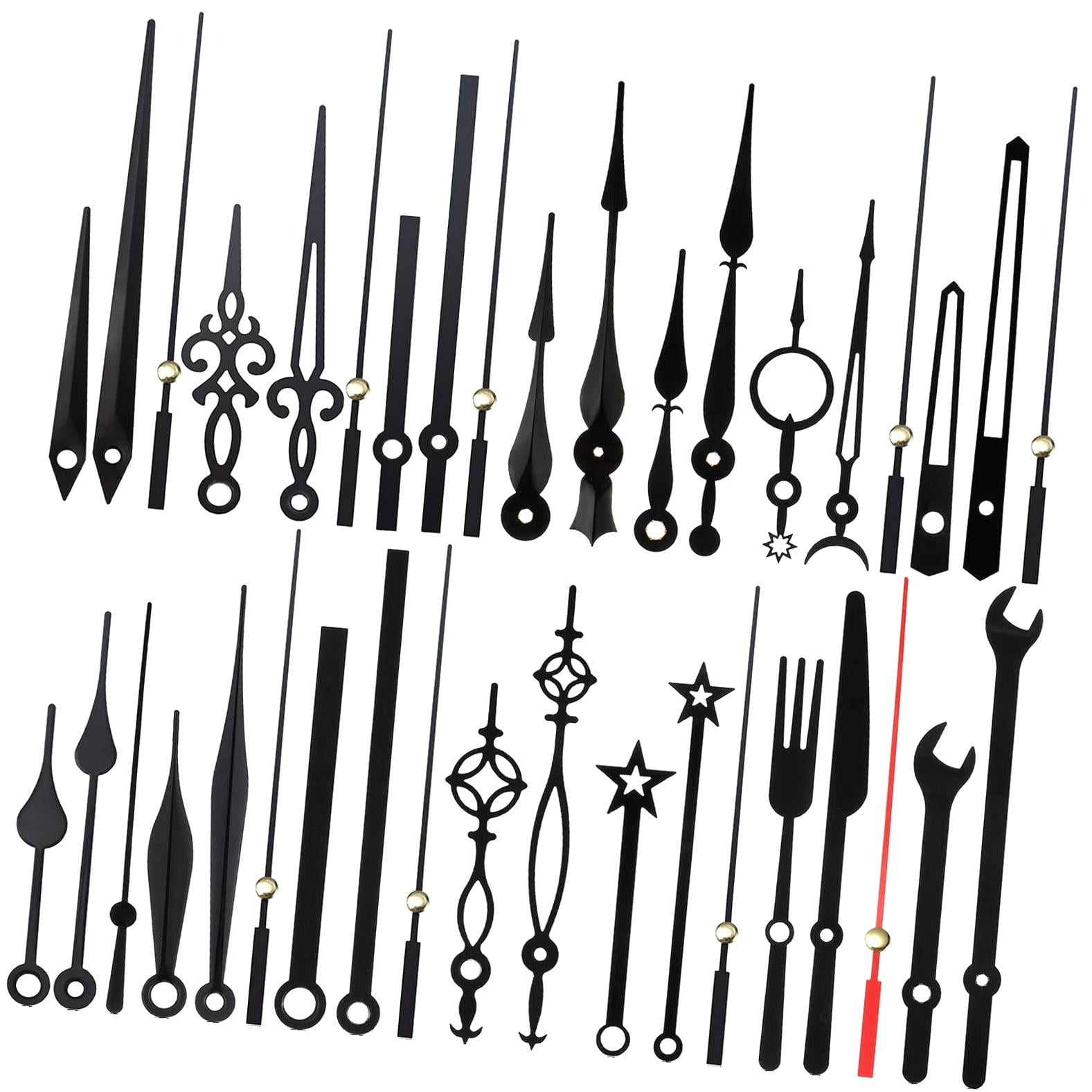 Highcool 14 Styles Clock Hands Only, Silent Hands, Replacement Set ...