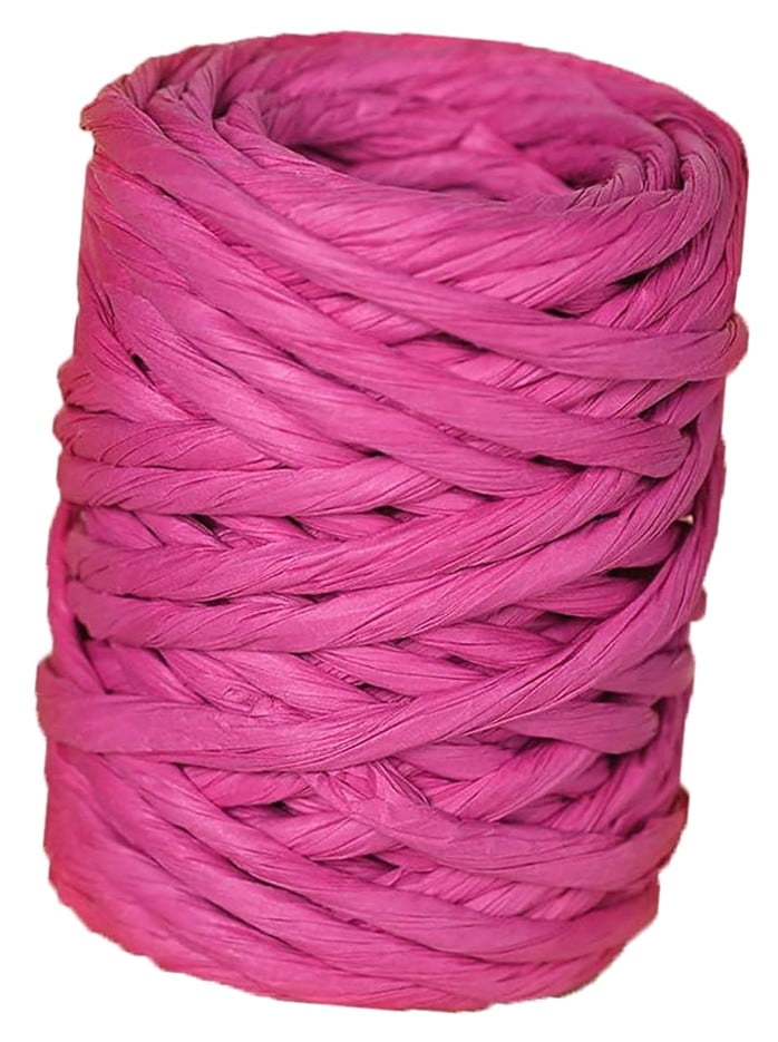 Highcool 15.31 Yard Raffia Stripes Paper String, Twisted Paper Craft ...