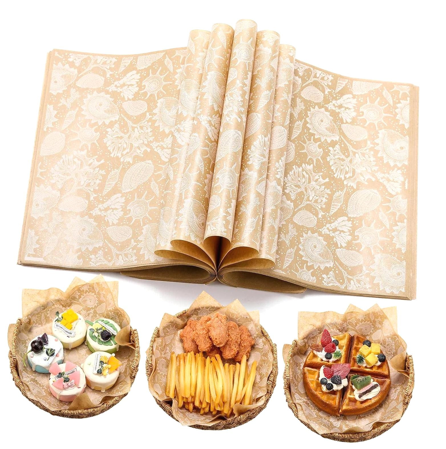 Highcool 150 Pieces Deli Wax Paper Sheets for Food 8 x 10 Inch ...