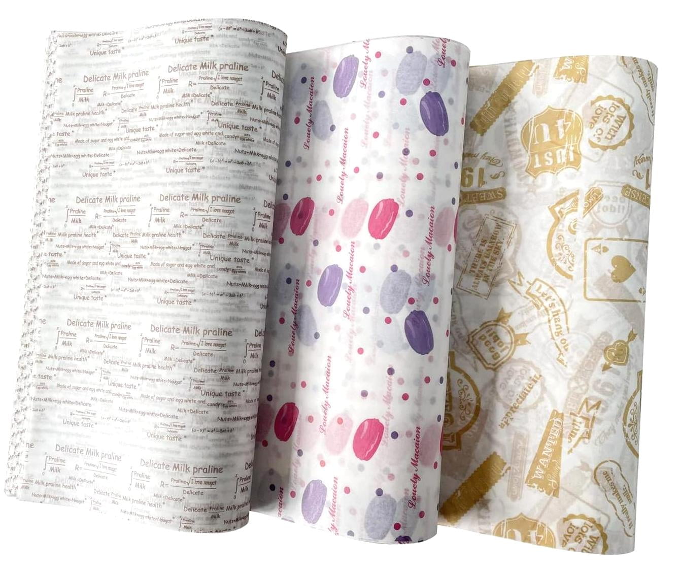 Highcool 150 Pieces Wax Paper Sheets for Sandwich Wrapping, Greaseproof ...