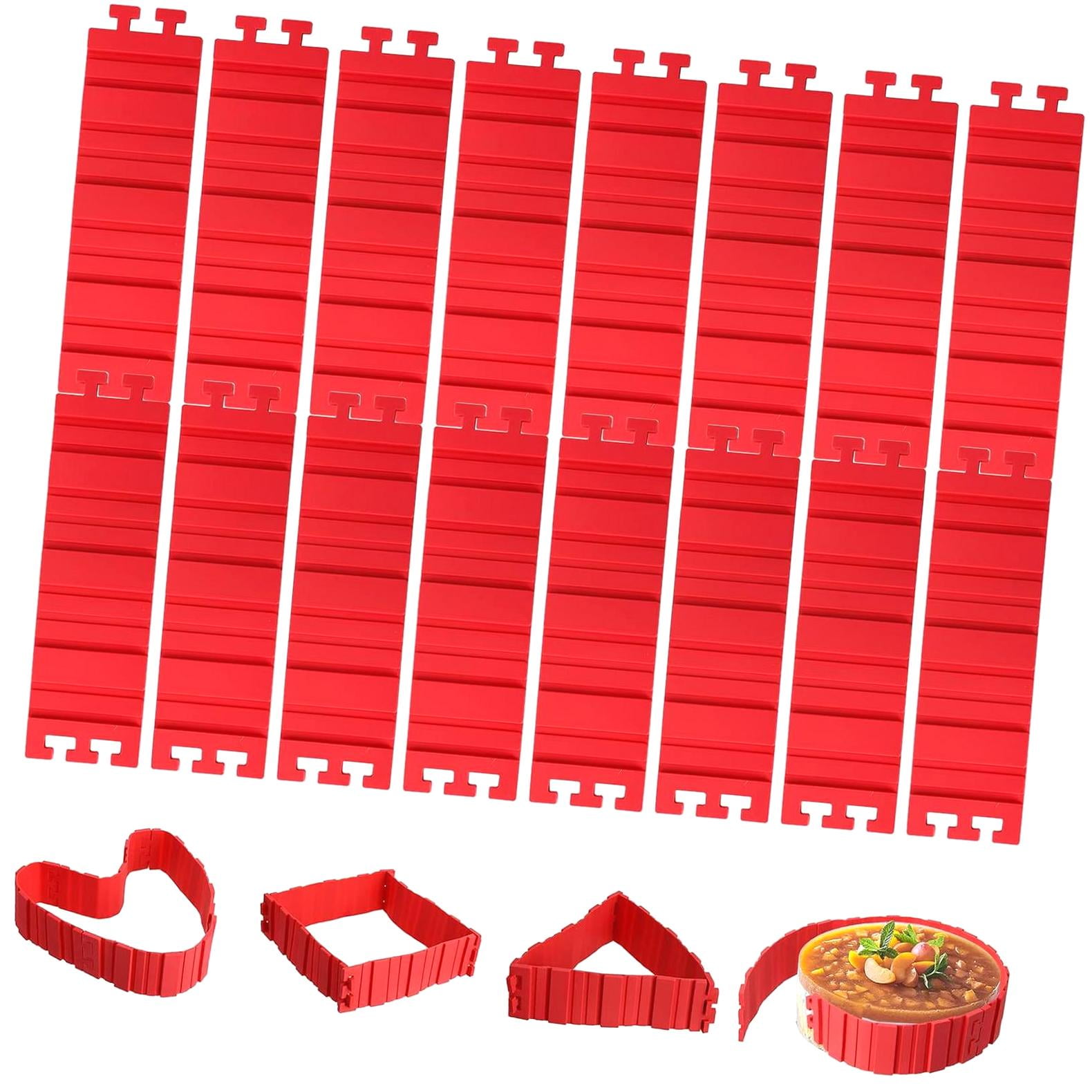 Highcool 16 pack bake snake, cake shapers for round rectangular heart ...