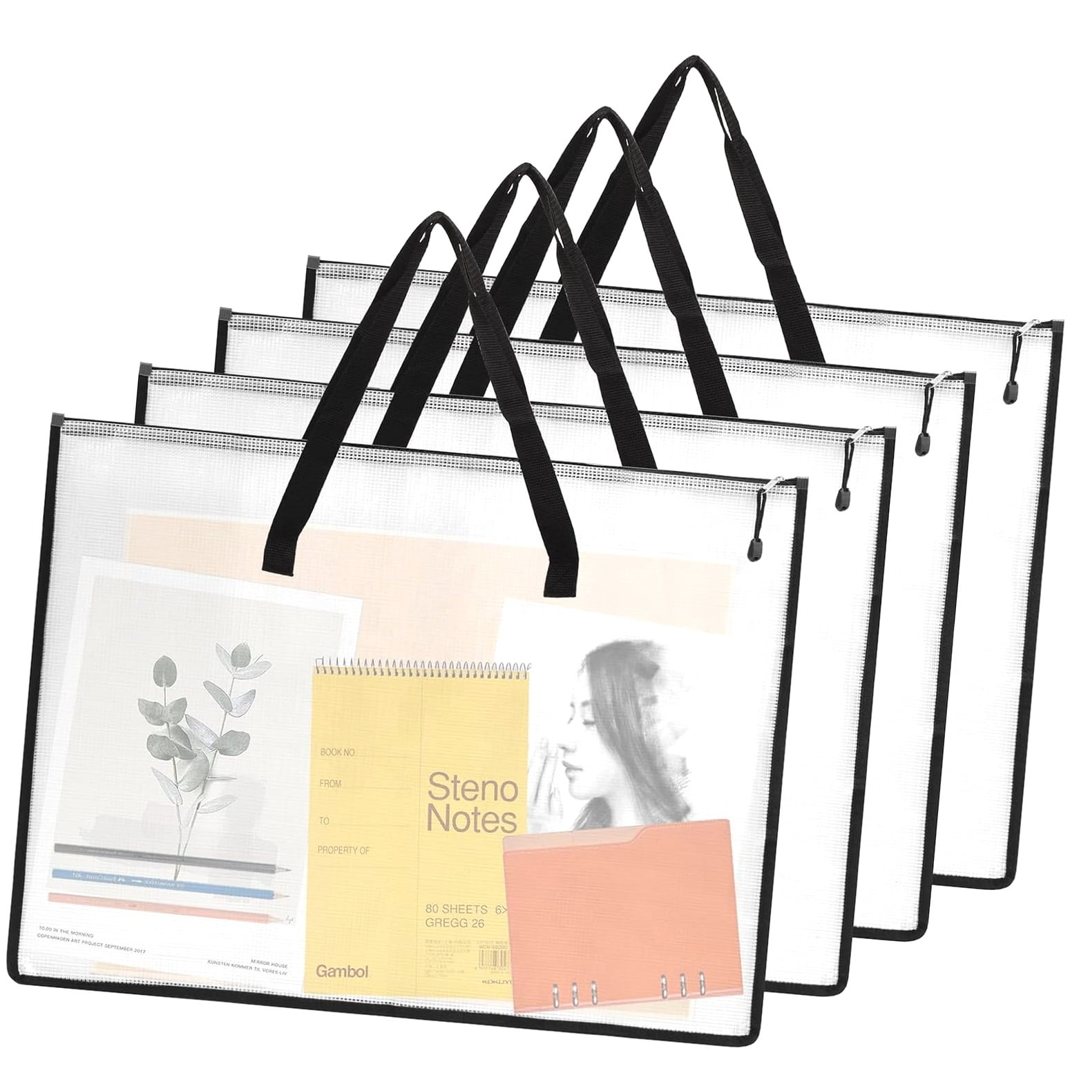 Highcool 18.5x24.8 Inches Portfolio Bags, Portfolio Folder for Artwork ...