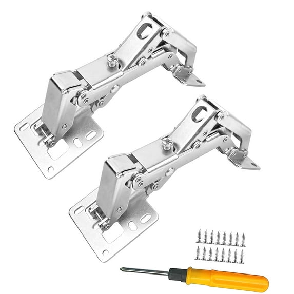 Highcool 2-Pack 170 Degree Hinges, Hydraulic Surface Mount Cabinet ...
