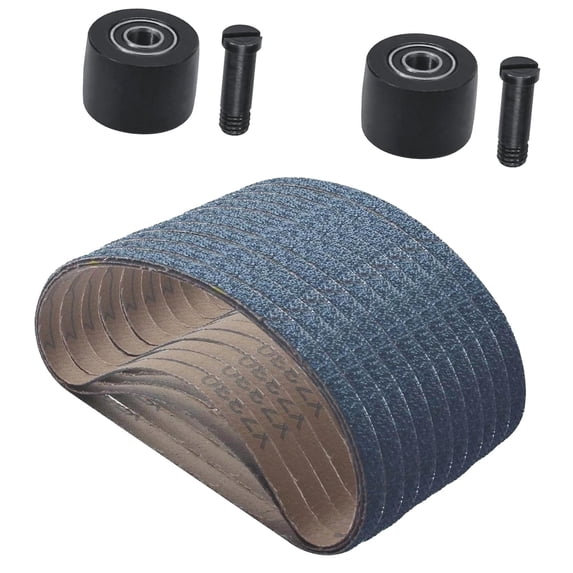 Highcool 2 Pack 3037PAS Pneumatic Belt Sander Fits for Pulley with 30 ...