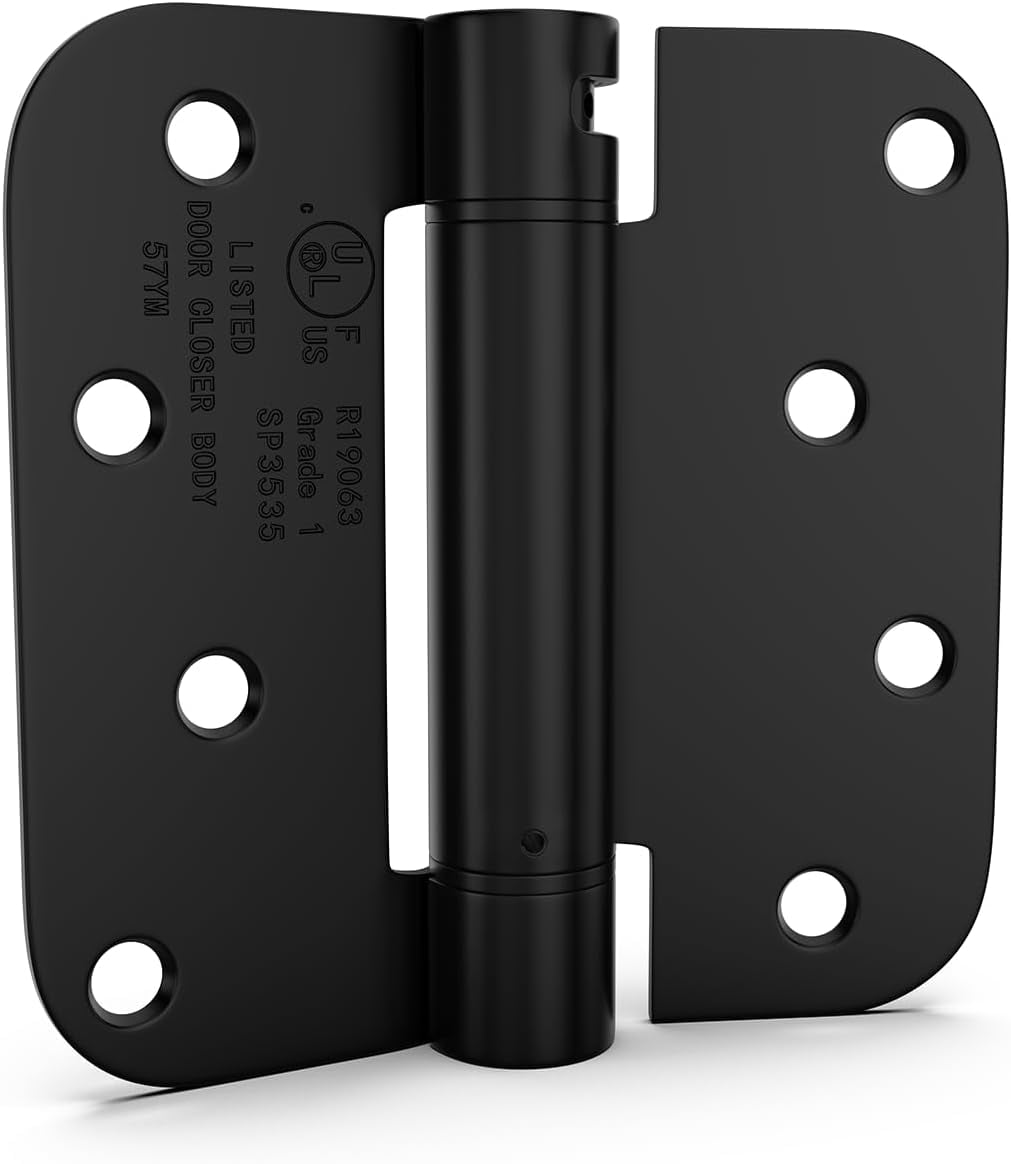 Highcool 2 Pack Door Hinges 4 Inch Self- Door with 5/8" Corners Door ...