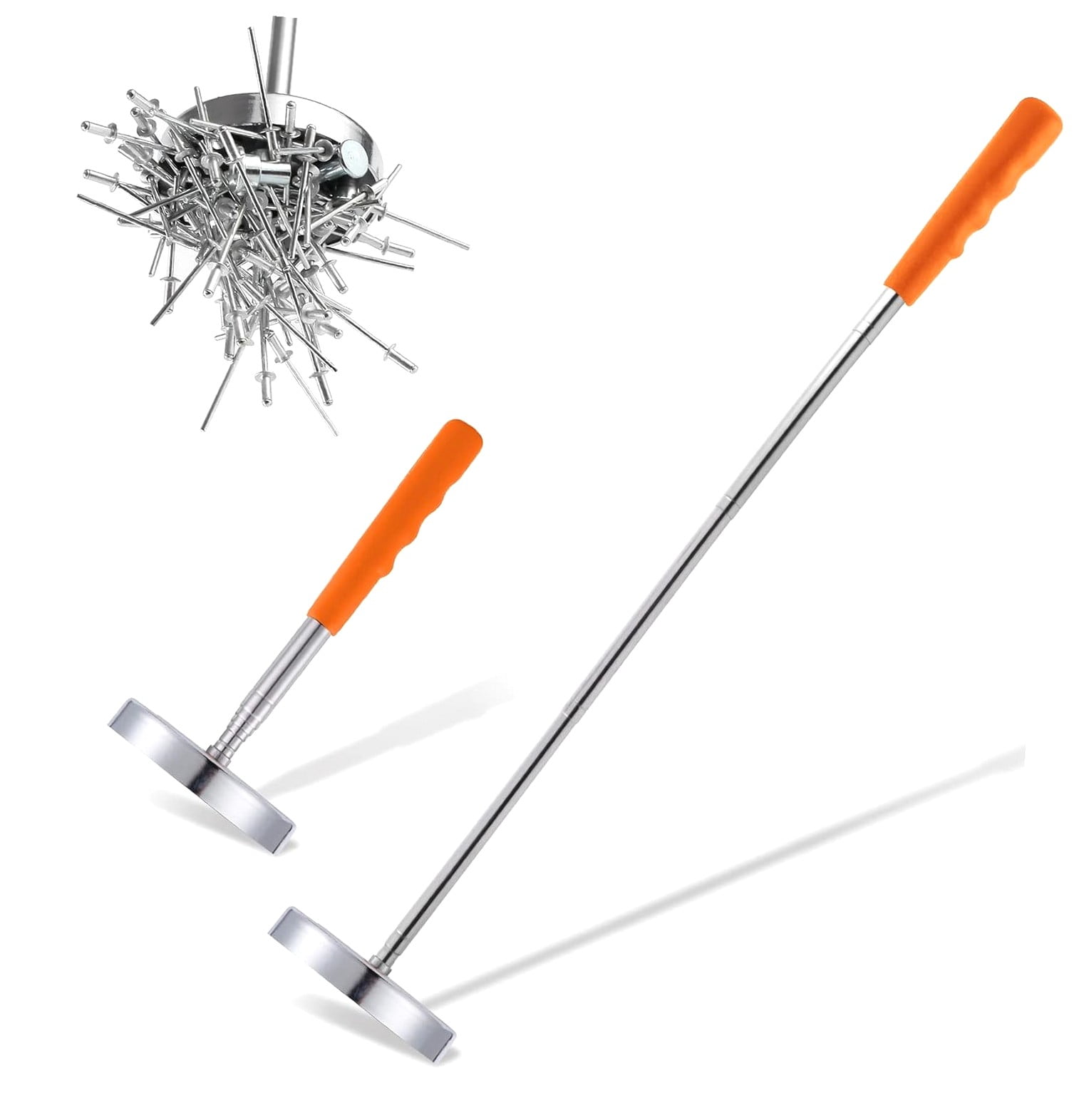 Highcool 2 Pack Telescoping Sweeper Pickup , Screw Finder with 35LB ...