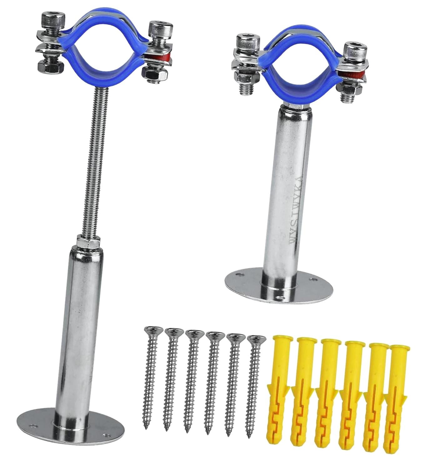 Highcool 2-Piece 304 Steel Wall or Ceiling Mount Pipe Supports ...