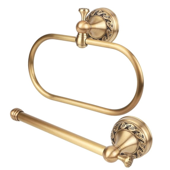 Highcool 2-Piece Toilet Paper Holder, Hand Bathroom Wall-Mounted for ...