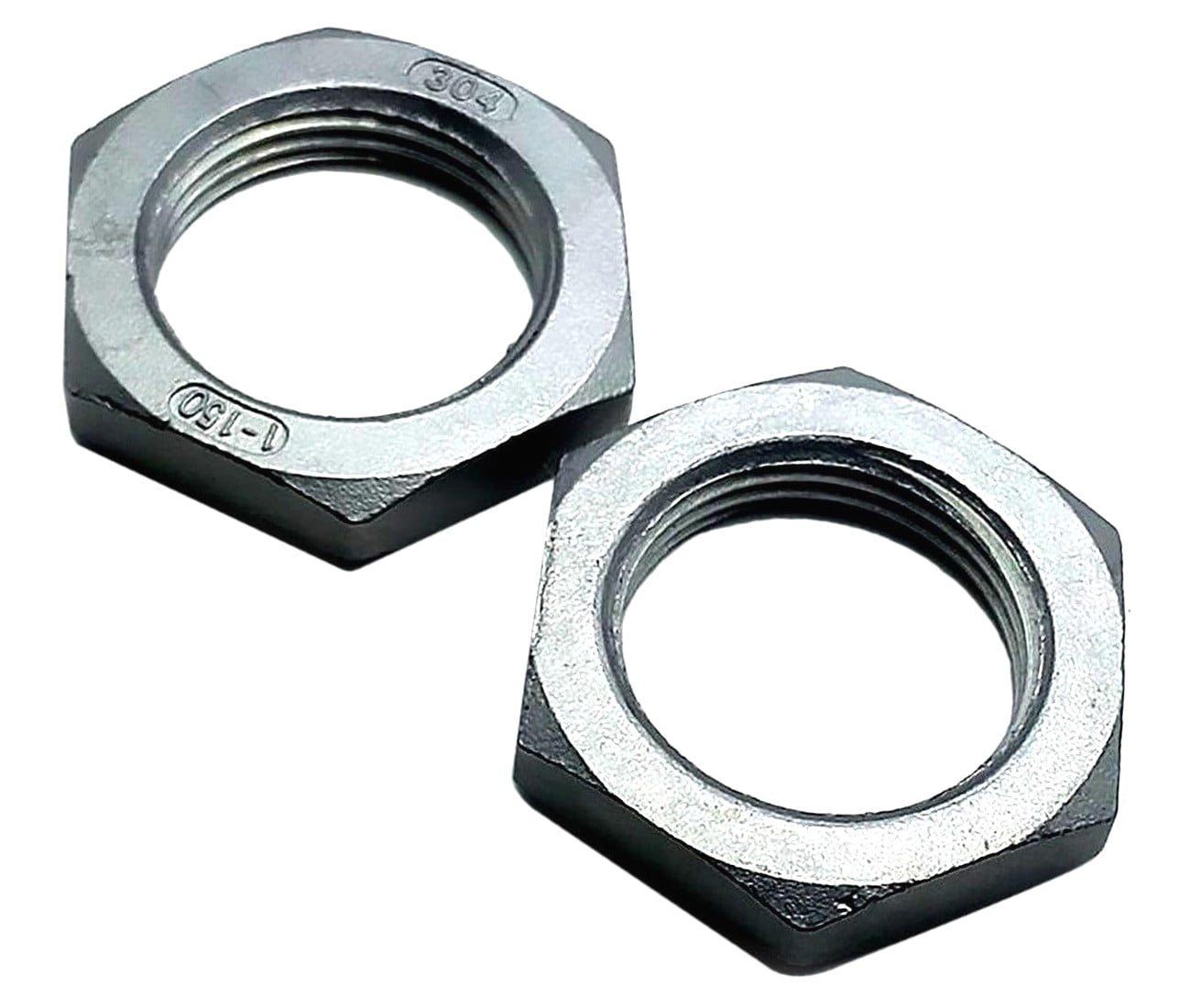 Highcool 2 Pieces Locknut 1 Inch NPT Steel Lock Nut Pipe - Walmart.com