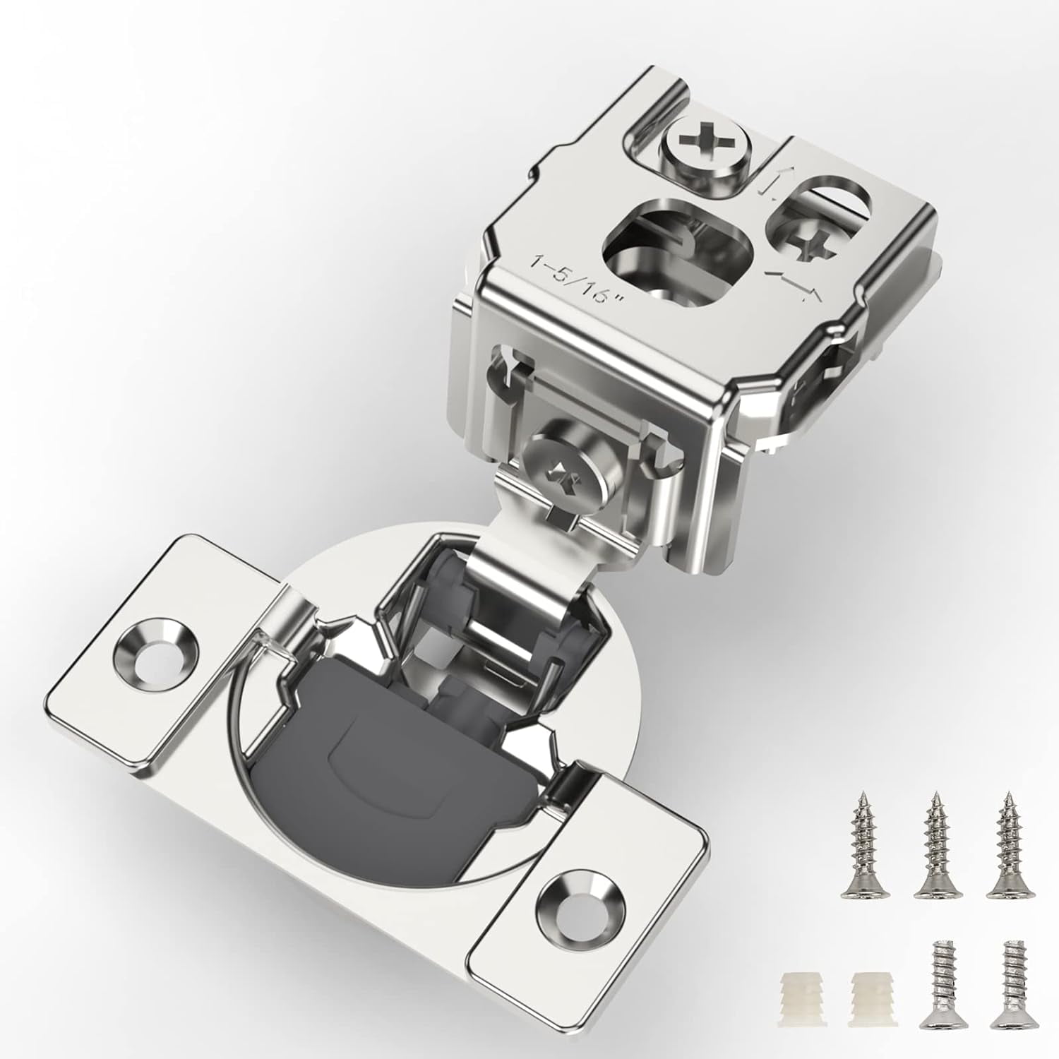Highcool 2 Units 1-5/16 Inch Overlay Soft Close Hinges for Kitchen ...